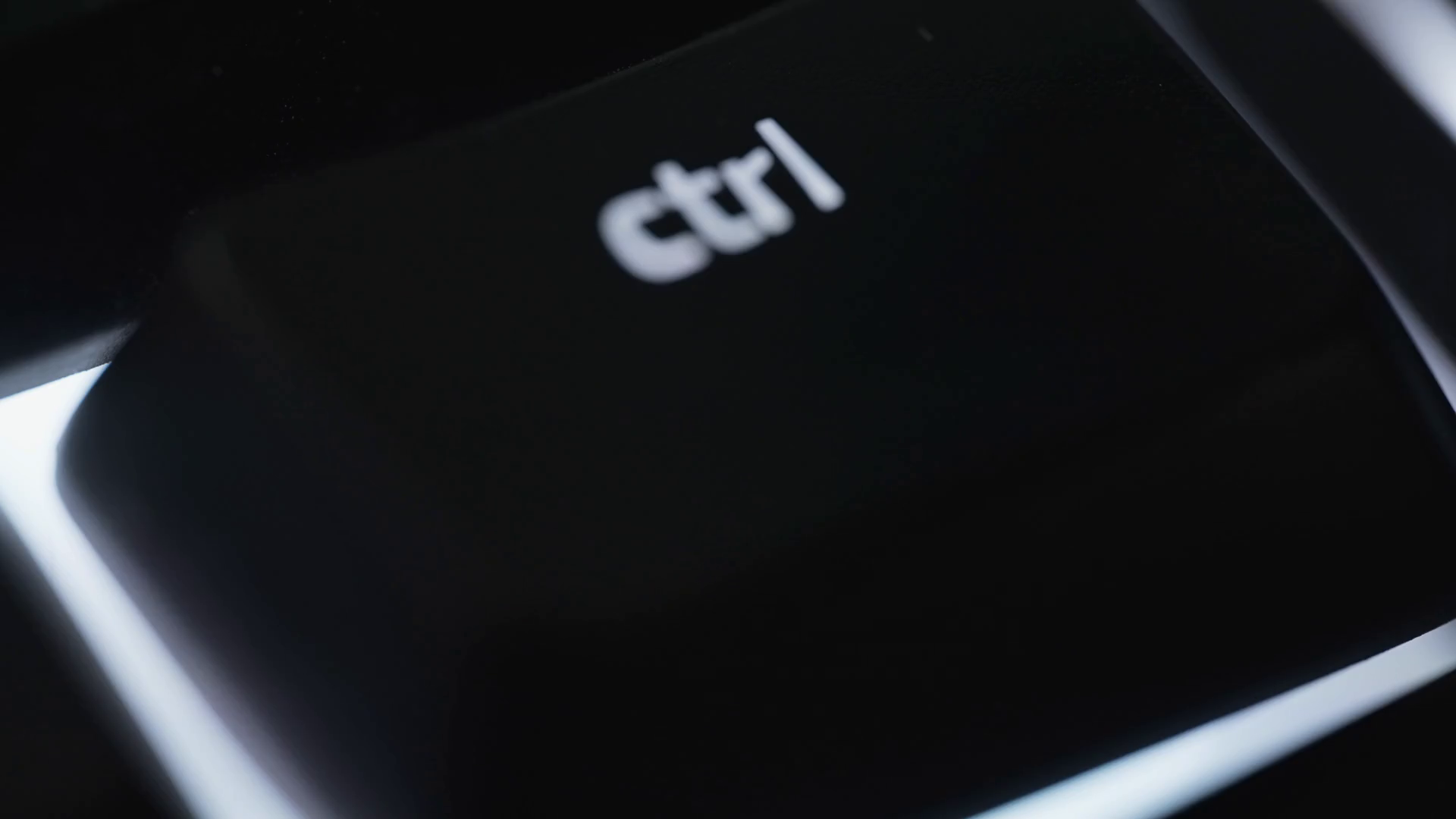 Pressing Holding Ctrl On Black Computer Stock Footage SBV-348814826 ...