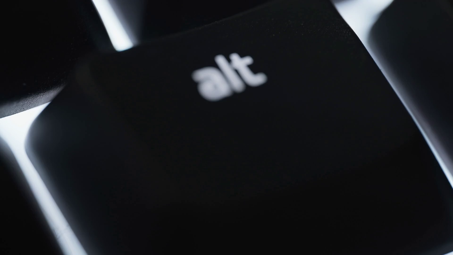 Pressing Holding Alt On Black Computer Stock Footage SBV-348814419 ...