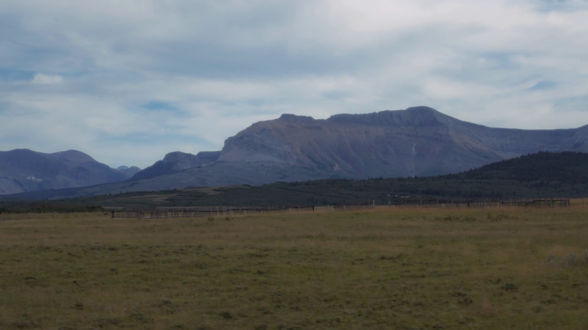Green Fields Mountains Of Southern Alberta Stock Footage SBV-348899802 ...