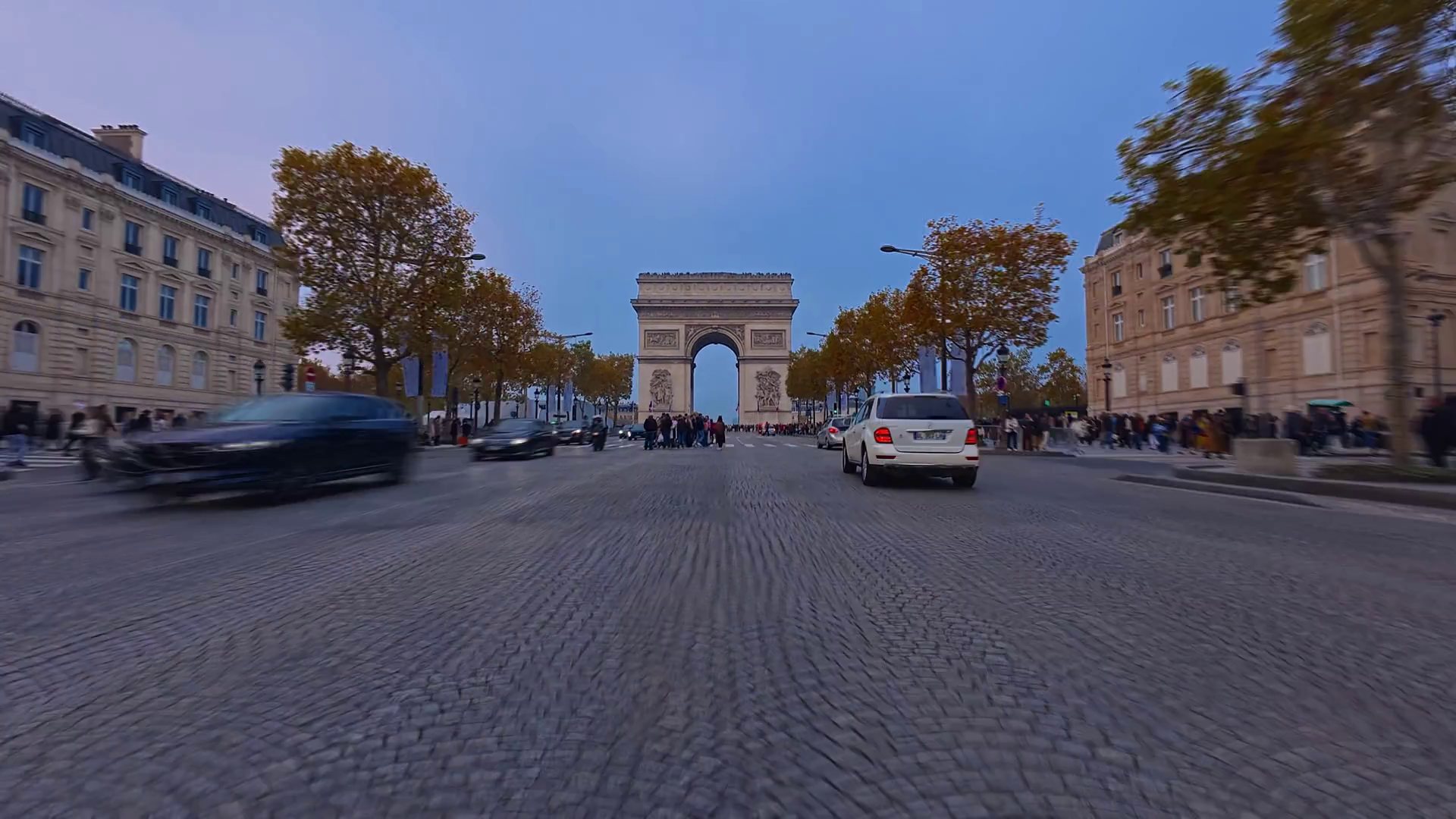 Driving Car Very Fast Along Beautiful Stock Footage SBV-352479114 ...