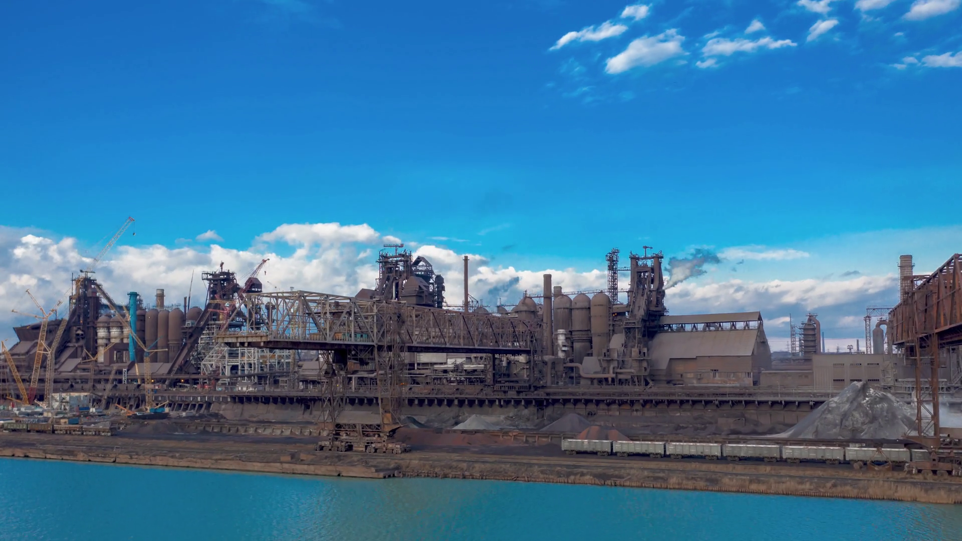 4k Time Lapse Hyper Lapse Factory Stock Footage SBV-332474138 - Storyblocks