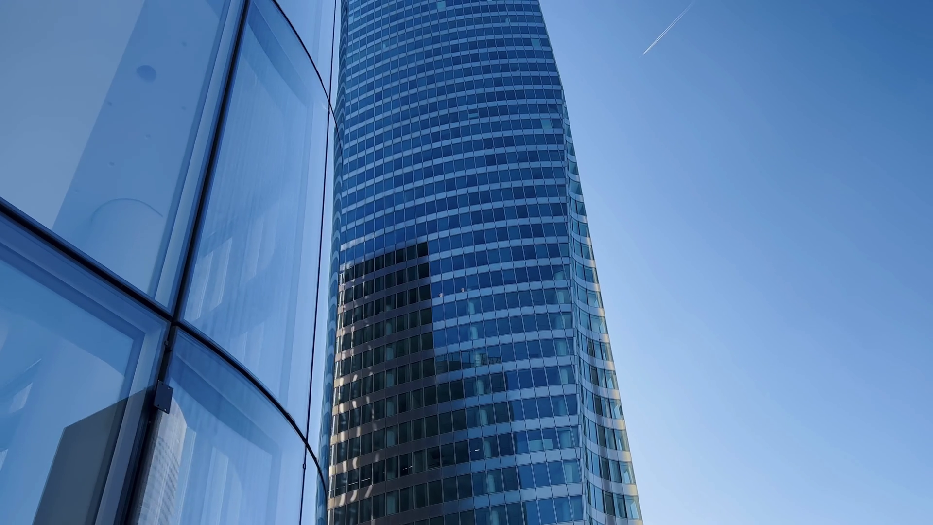 Modern Office High Rise Skyscraper Buildings Stock Footage SBV ...