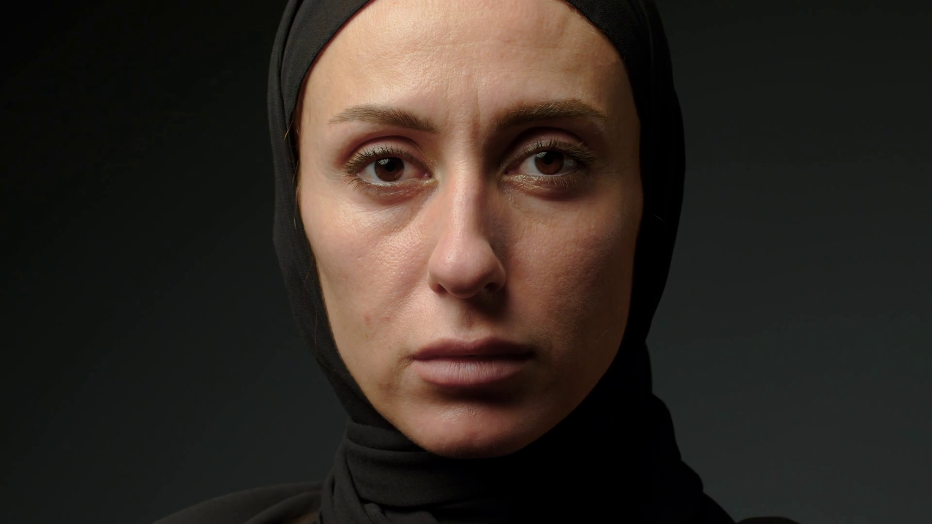 Close-up Portrait Of Muslim Woman Eyes In Stock Footage SBV-347399130 ...