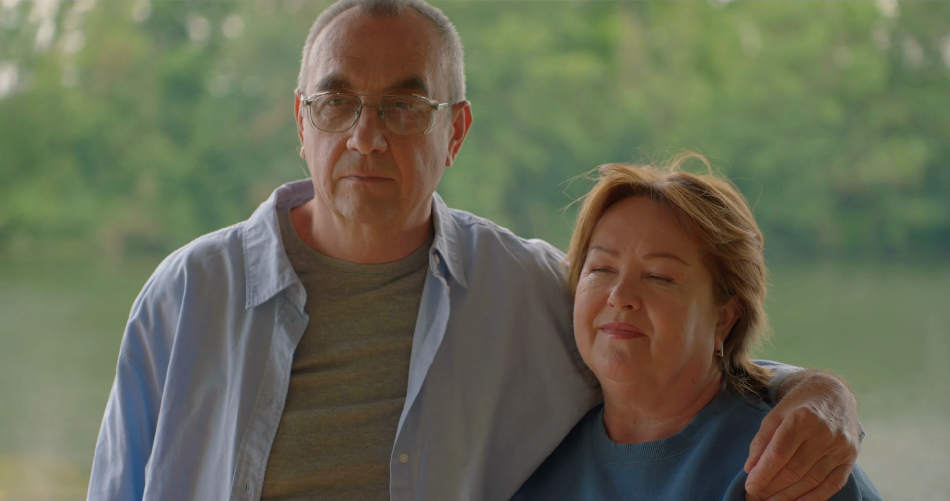 Portrait Of Couple Of Two Happy Seniors Stock Footage SBV-348377057 ...