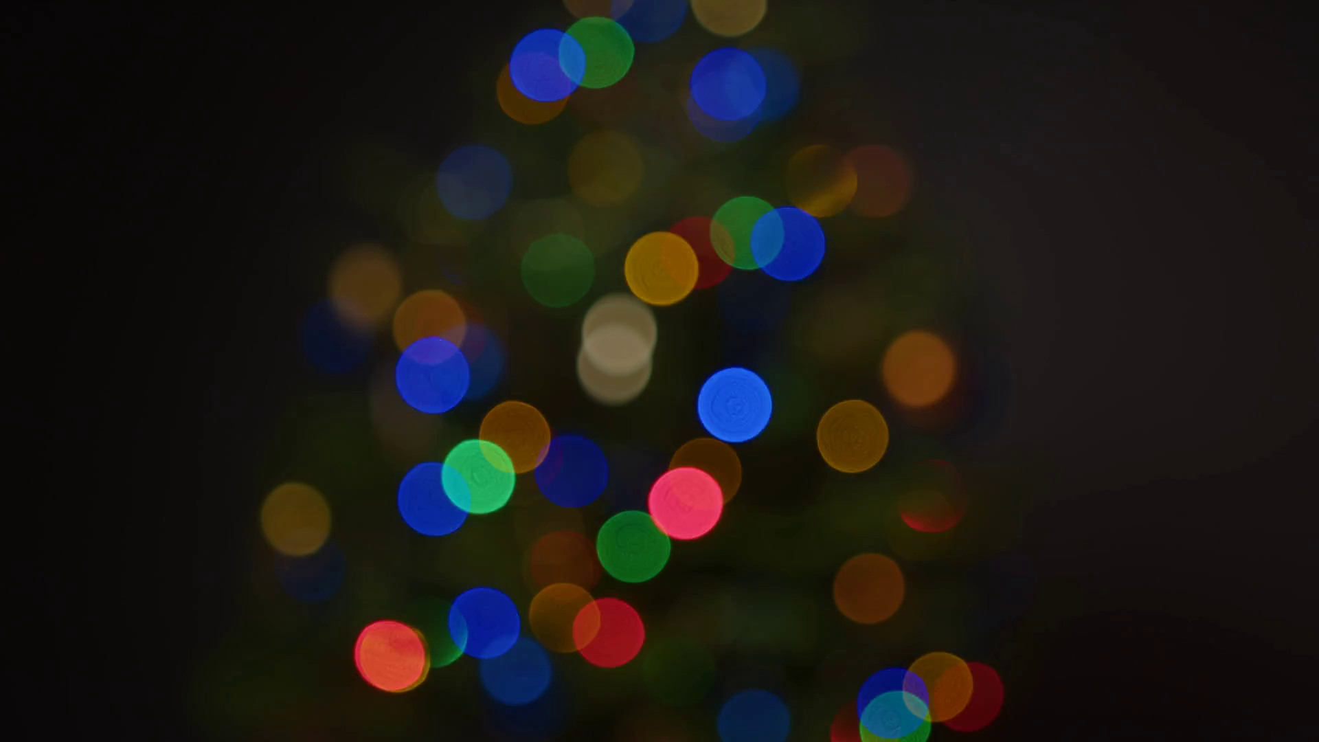 Blurred Blinking Christmas Lights Flares Out Stock Footage SBV ...