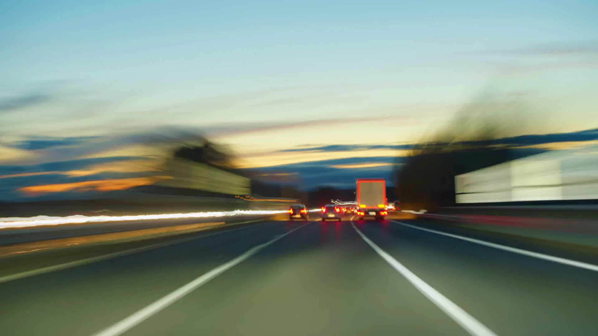 Speedy Cars Driving On Highway Overtaking Stock Footage SBV-348841393 ...