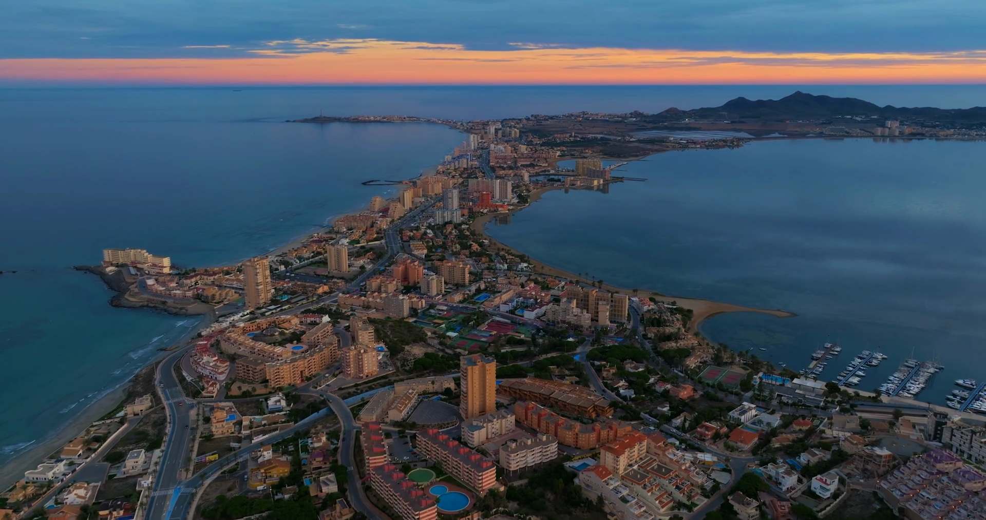 Establishing Aerial Shot Of City Of Manga In Stock Footage SBV ...