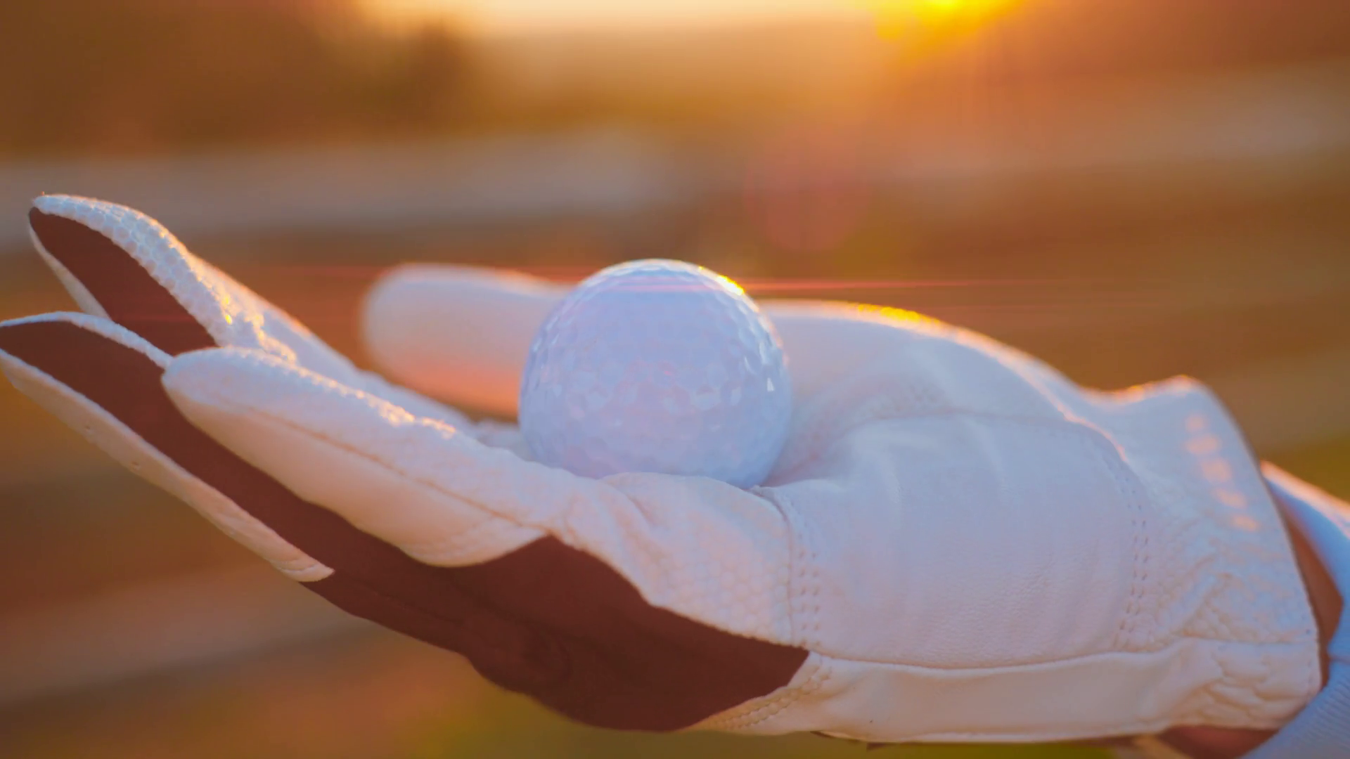 Golf Ball In Hand Of Athlete Professional Stock Footage SBV-348776202 ...