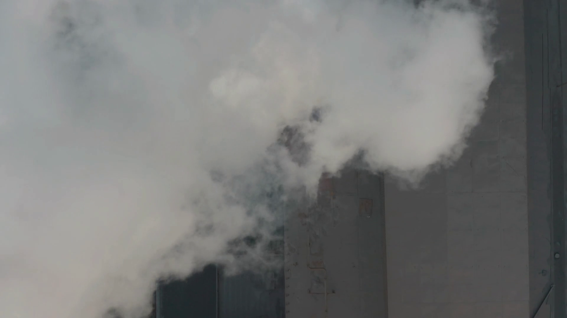 Arial View Air Pollution Smoke Coming Out Of Stock Footage SBV ...