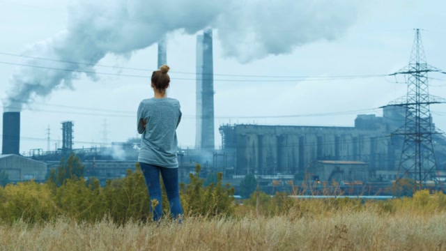 Pollution Girl Stock Footage: Royalty-Free Video Clips - Storyblocks
