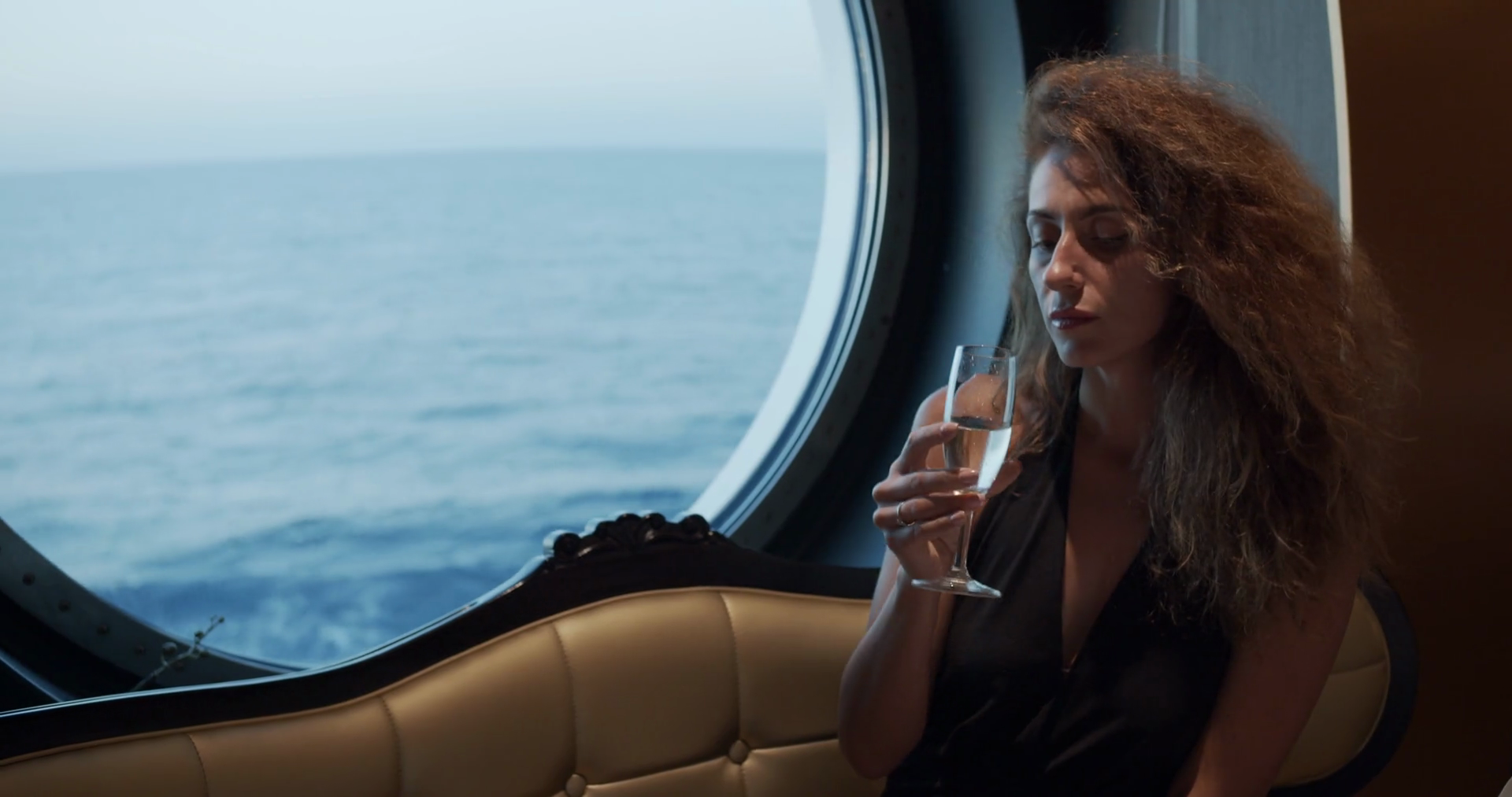 Luxury Lifestyle - Woman Drinking Champagne Stock Footage SBV-337942501 ...