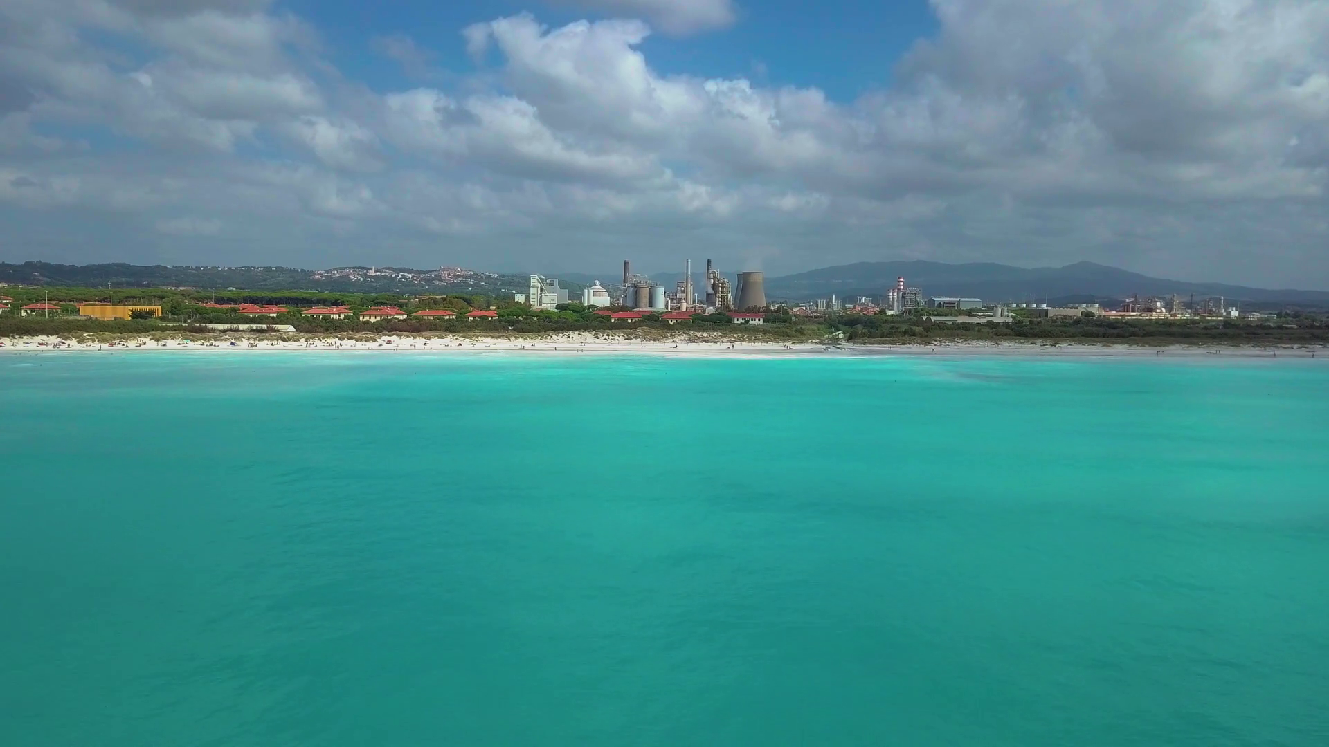 Maldives Beach Panorama In Italy With Plant Stock Footage SBV-328167428 ...