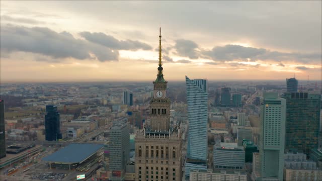 Warsaw Drone Stock Footage: Royalty-Free Video Clips - Storyblocks