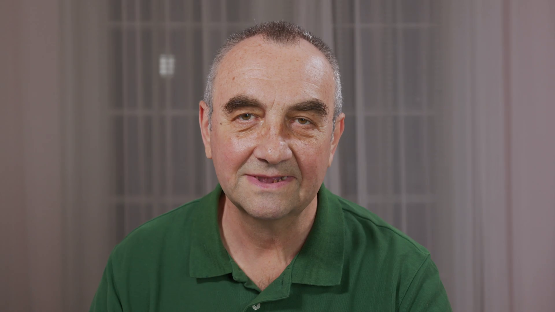 Portrait Of Funny Smile Without Teeth Of Stock Footage SBV-338464519 ...