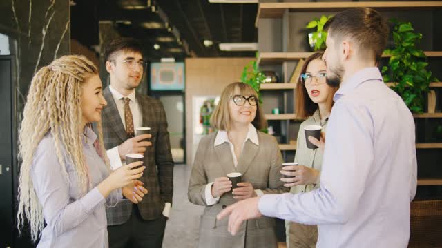 People Networking Casual Stock Footage: Royalty-Free Video Clips ...