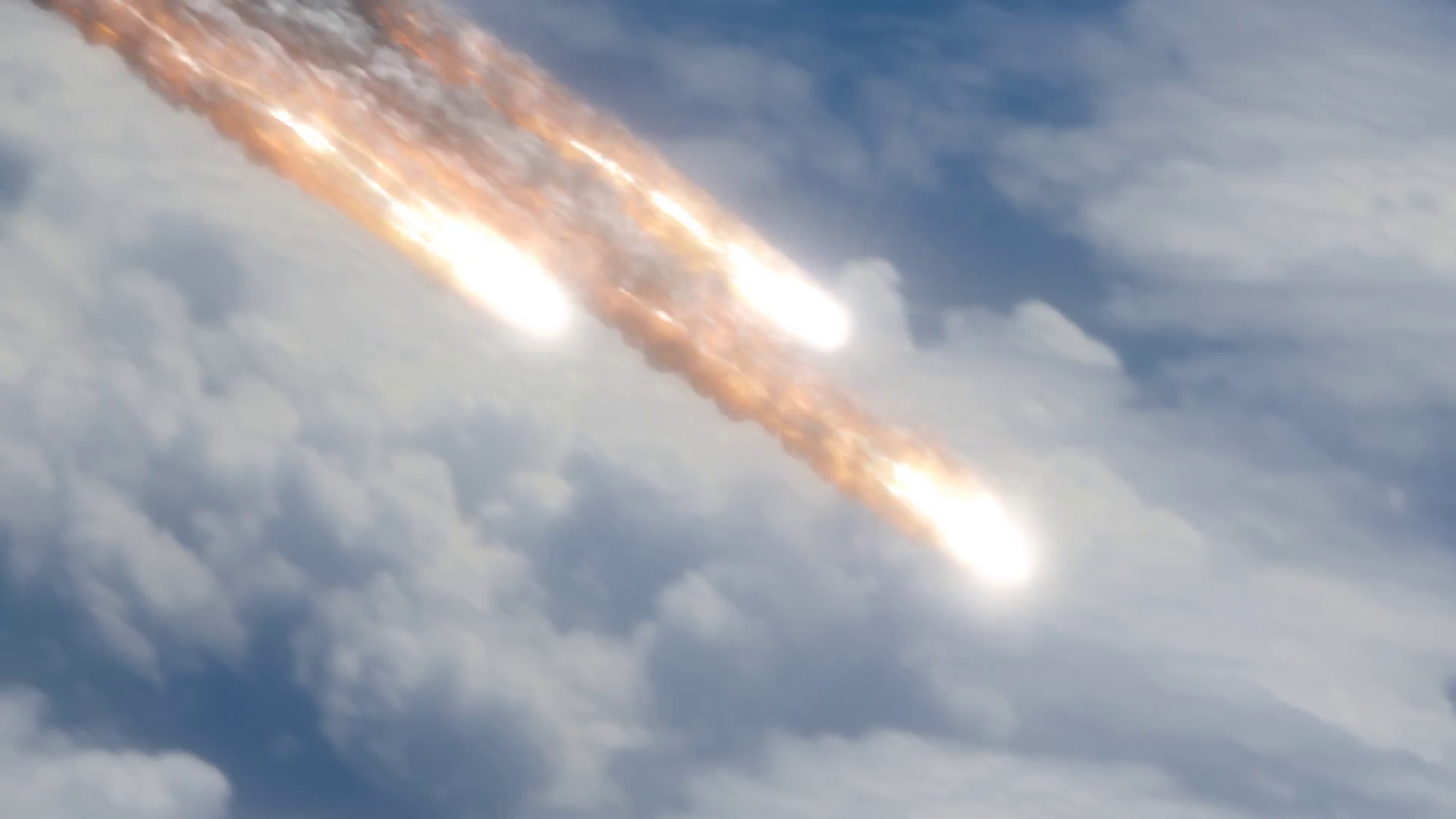 Meteor (asteroid) Fragments Burn Up In Stock Footage SBV-351824715 ...