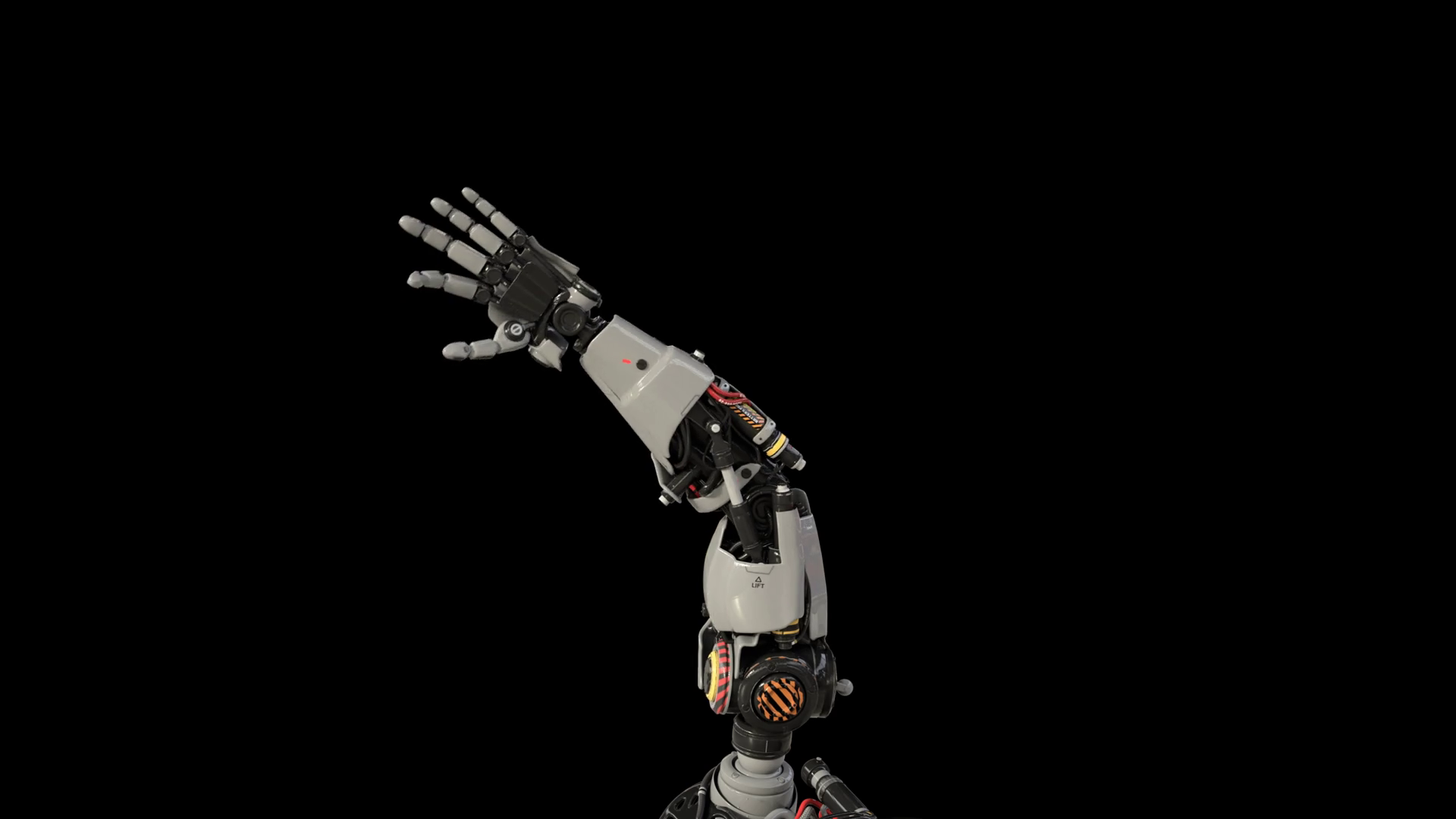 Bionic Arm Showing Functionality Production Stock Motion Graphics SBV ...