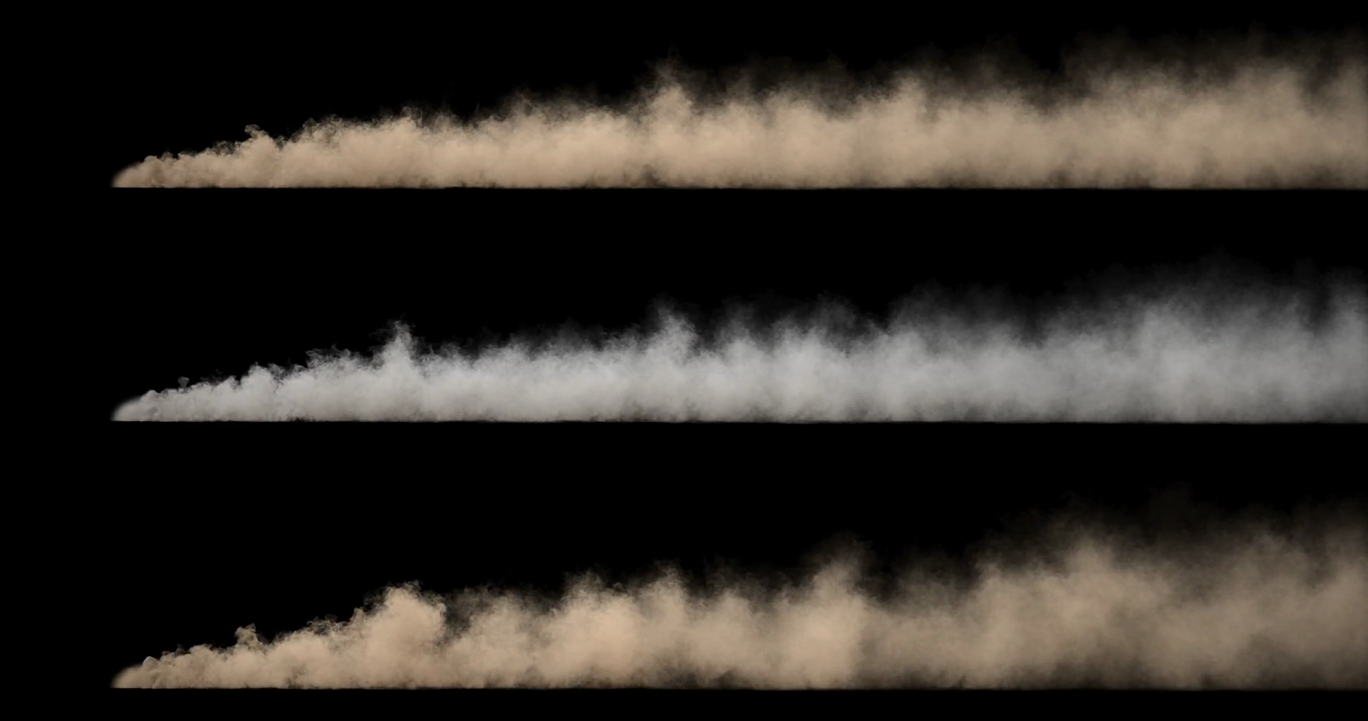 Side View Of Dust Trail Isolated On Black Stock Motion Graphics SBV ...