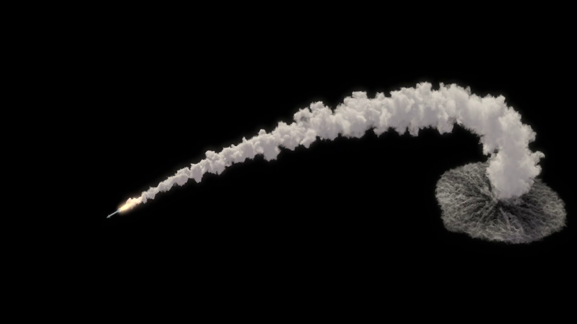 Detailed Realistic Animation Of Launched Stock Motion Graphics SBV ...