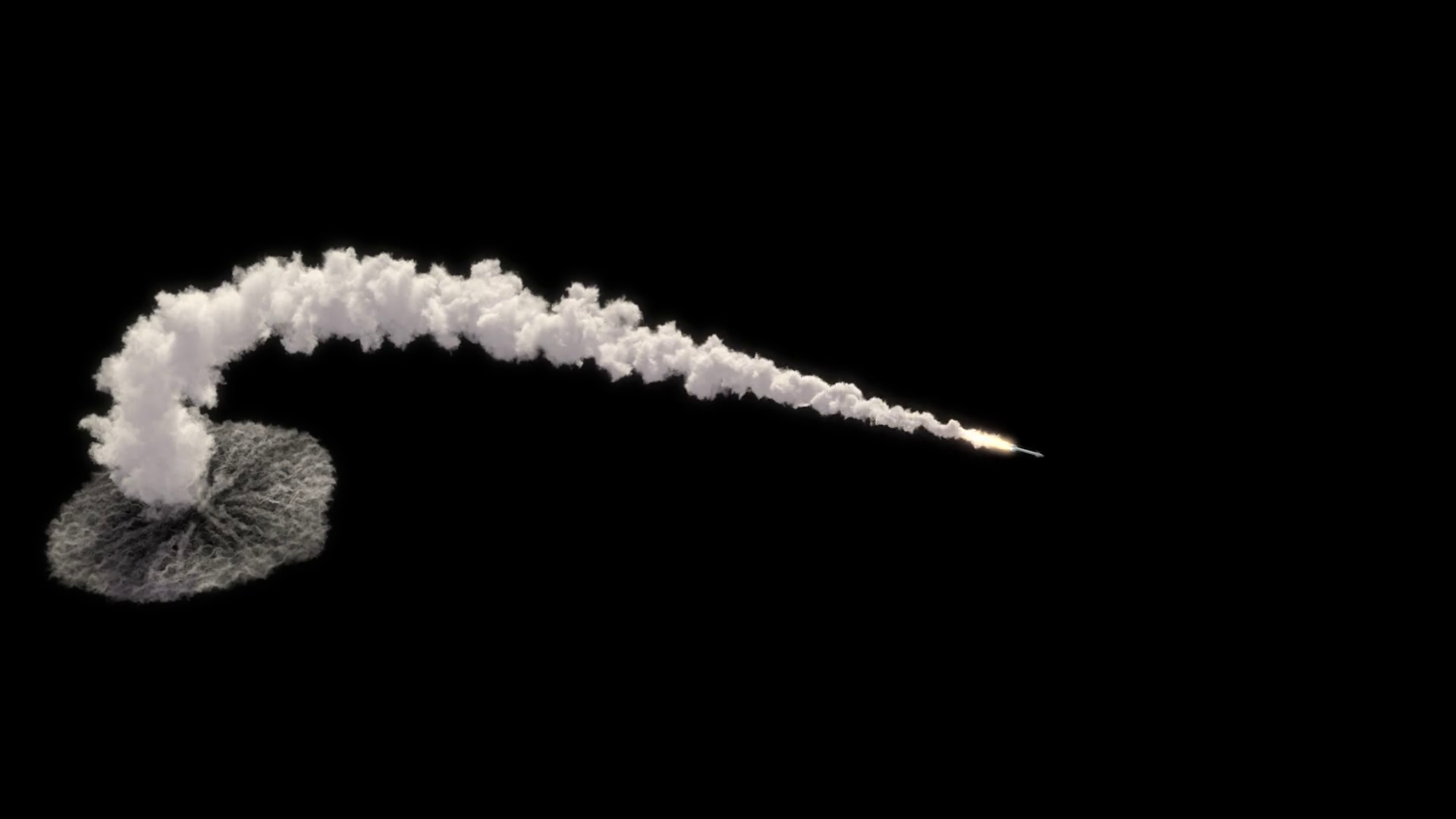 Detailed Realistic Animation Of Launched Stock Motion Graphics SBV ...