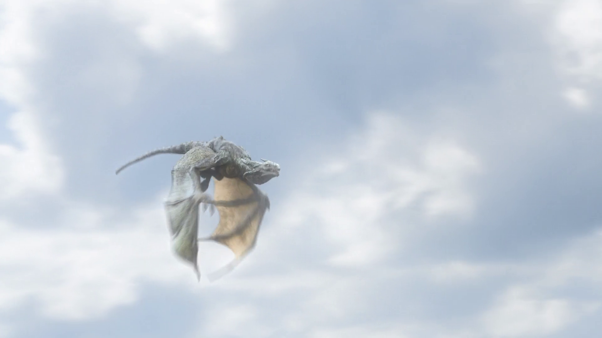 Realistic Dragon flying in the sky. Production Quality footage in 4k ...