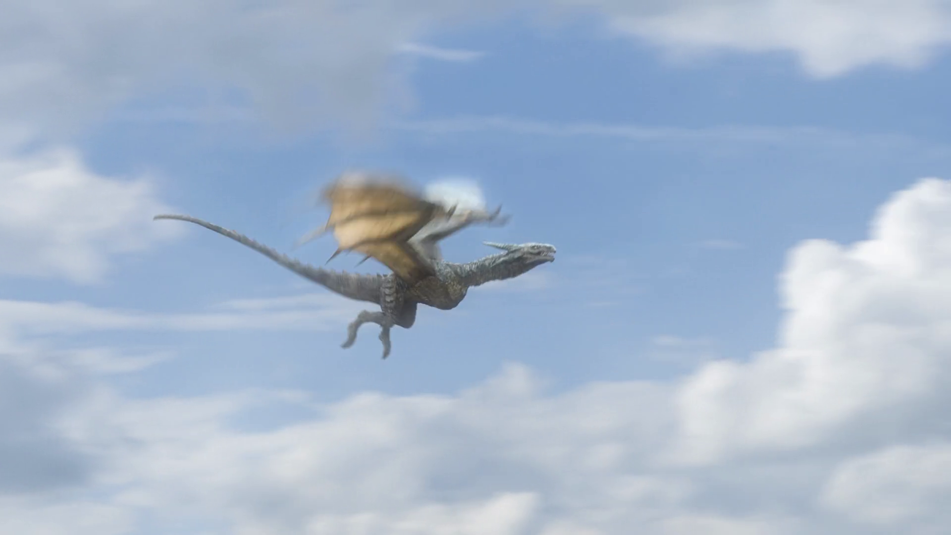 Realistic Dragon Flying In Sky Production Stock Motion Graphics SBV ...