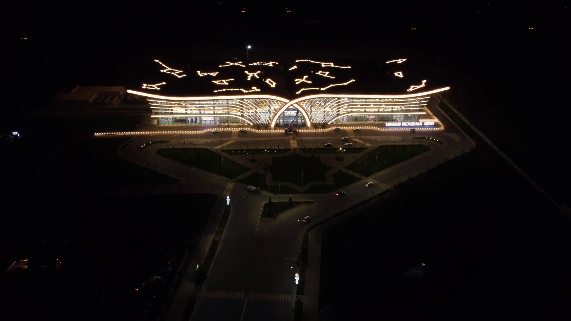 The New Samarkand International Airport At Stock Footage SBV-351926344 ...