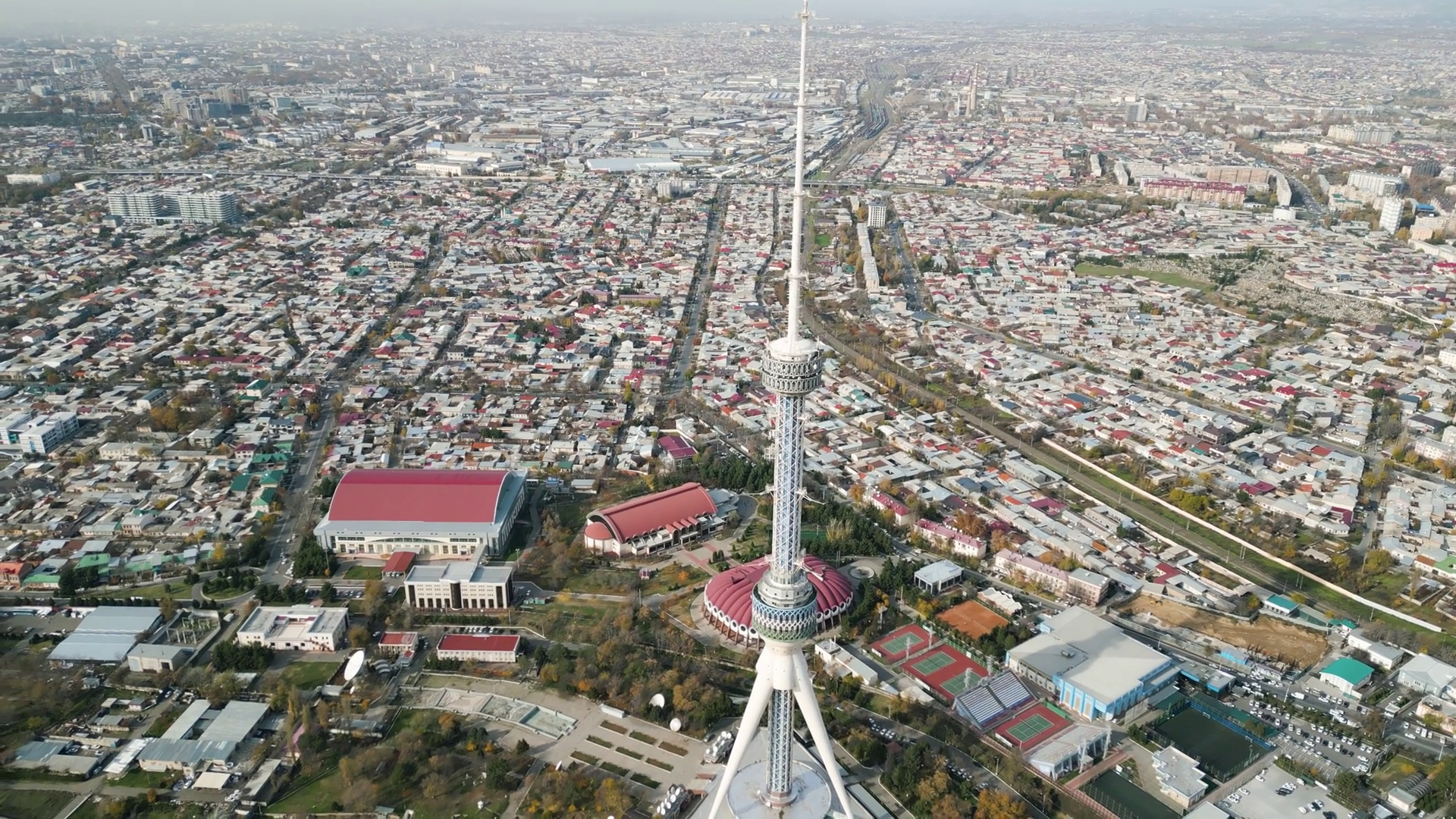 Television Tower In Tashkent City Stock Footage SBV-351929722 - Storyblocks