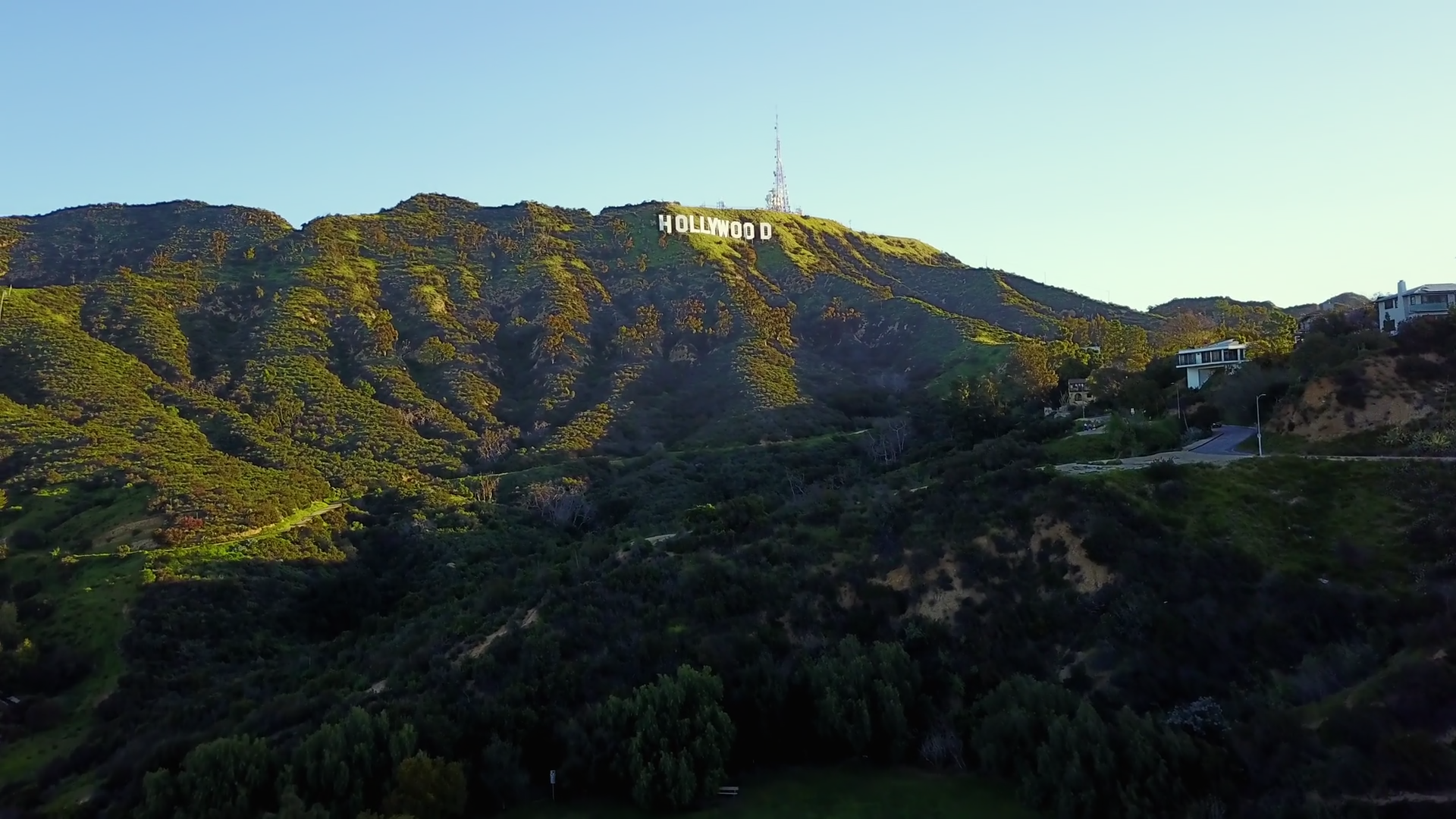 Aerial View Of Hollywood Sign Stock Footage SBV-351922459 - Storyblocks