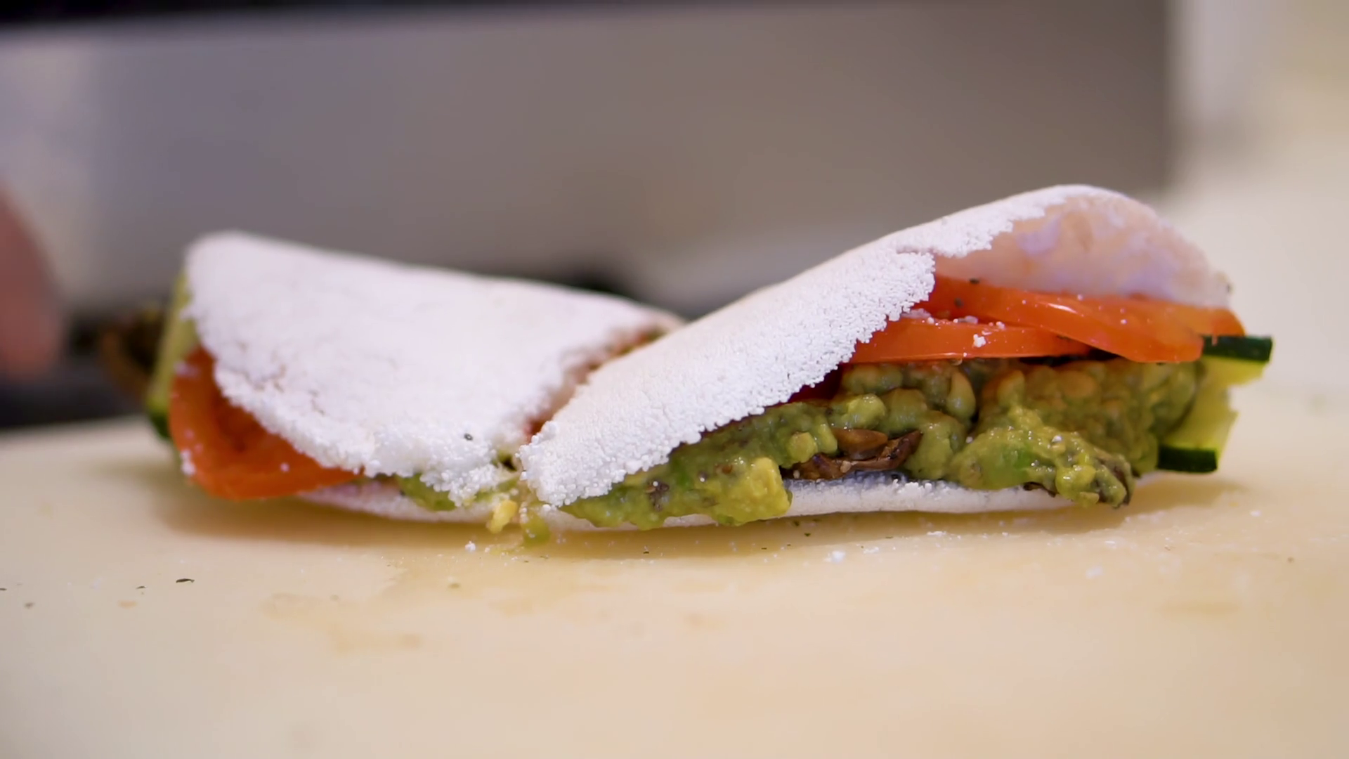 Tapioca Flour Avocado Sausage Eggs Stock Footage SBV-351924509 ...