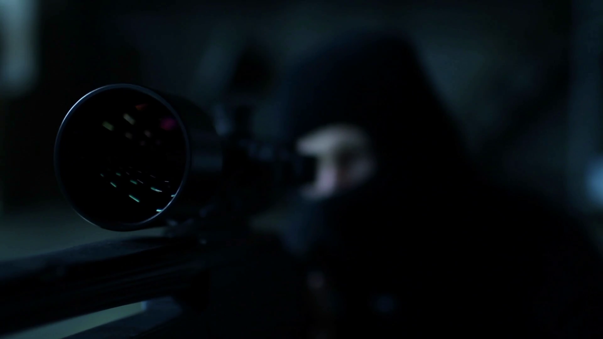 Close Up Shot Of Sniper Rifle With Scope Stock Footage SBV-351875743 ...