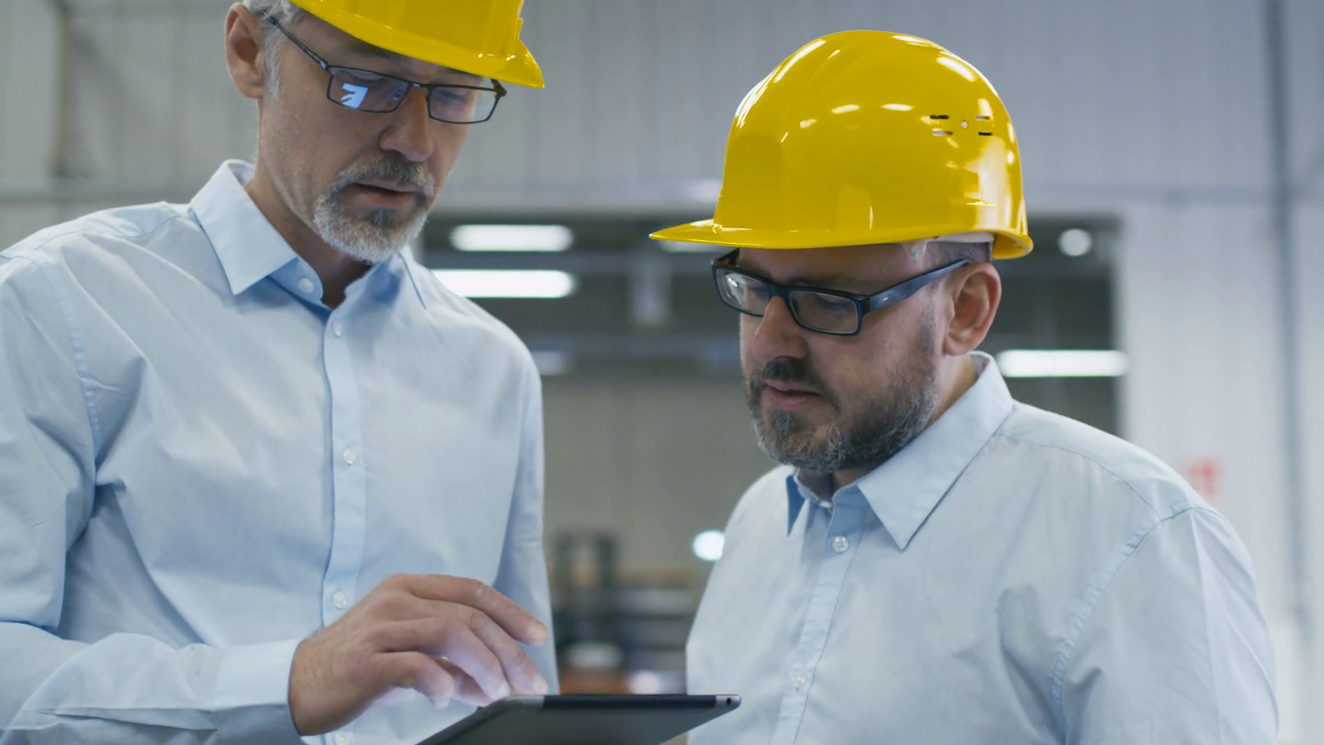 Two Employees Are Discussing Work With Stock Footage SBV-352134405 ...