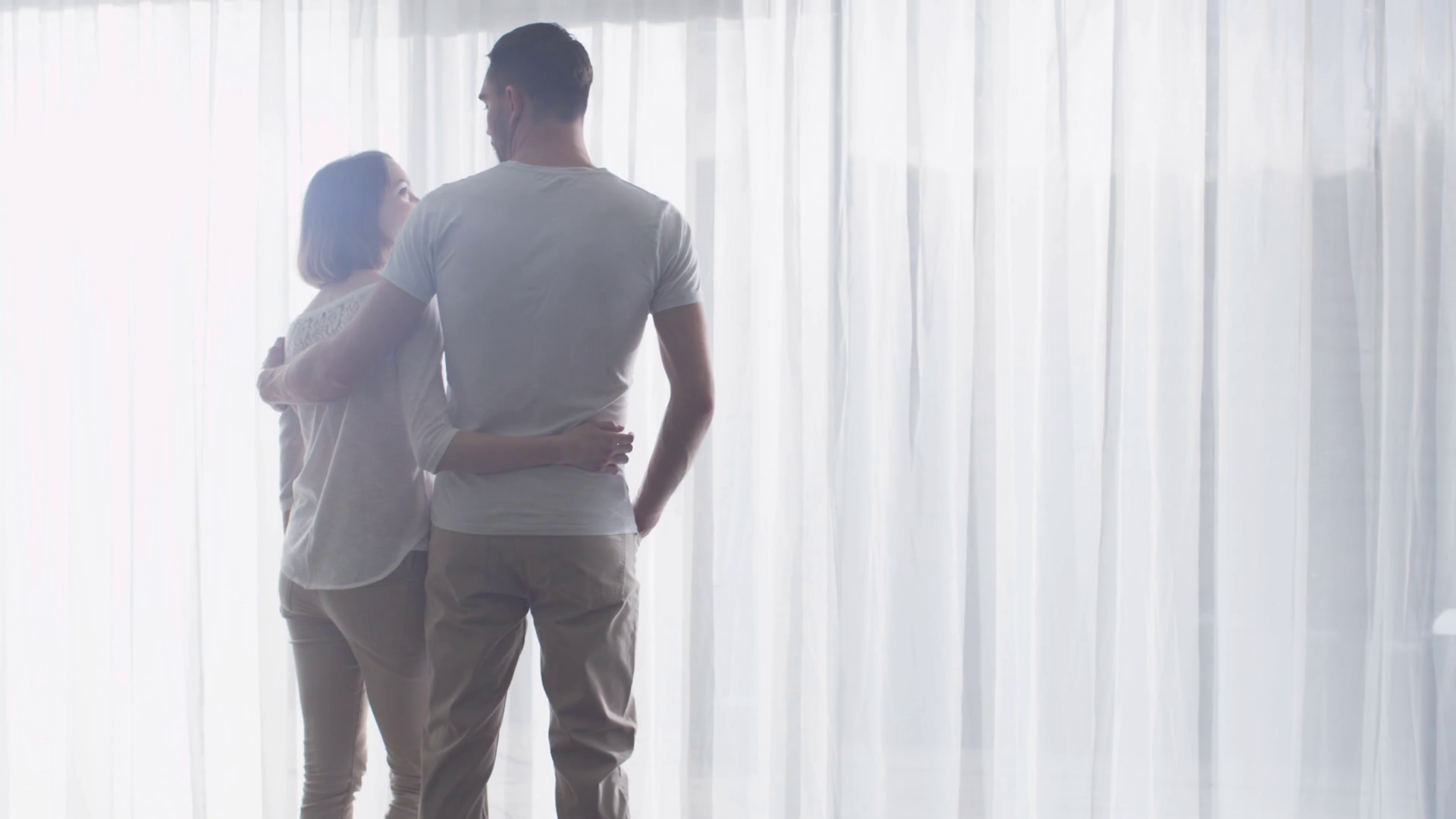 Couple Have Having Moments Of Tenderness In Stock Footage SBV-352146385 ...