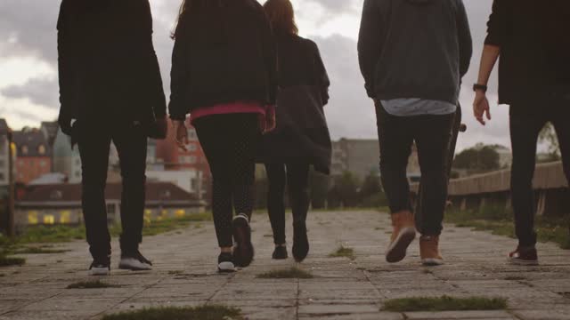 Gang Walking Stock Footage: Royalty-Free Video Clips - Storyblocks