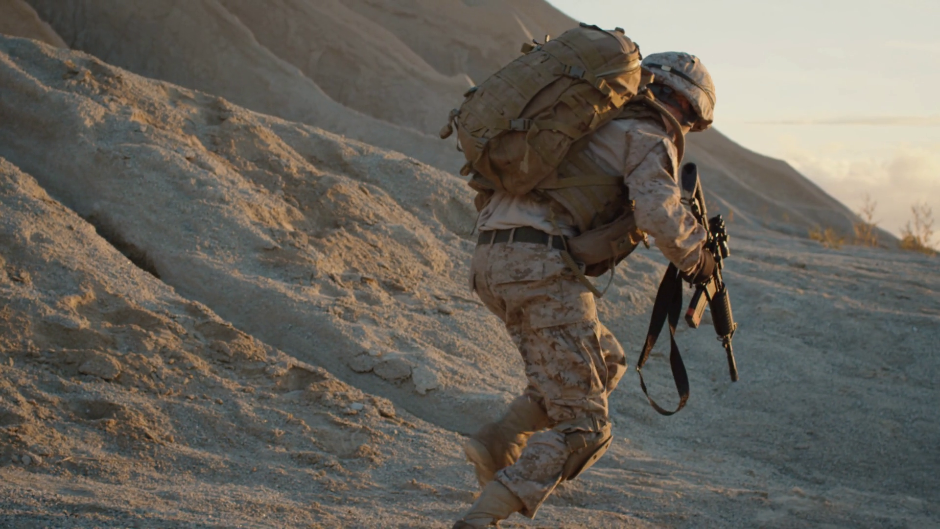 Soldier Is Standing Up Fell Down Stock Footage SBV-352154126 - Storyblocks