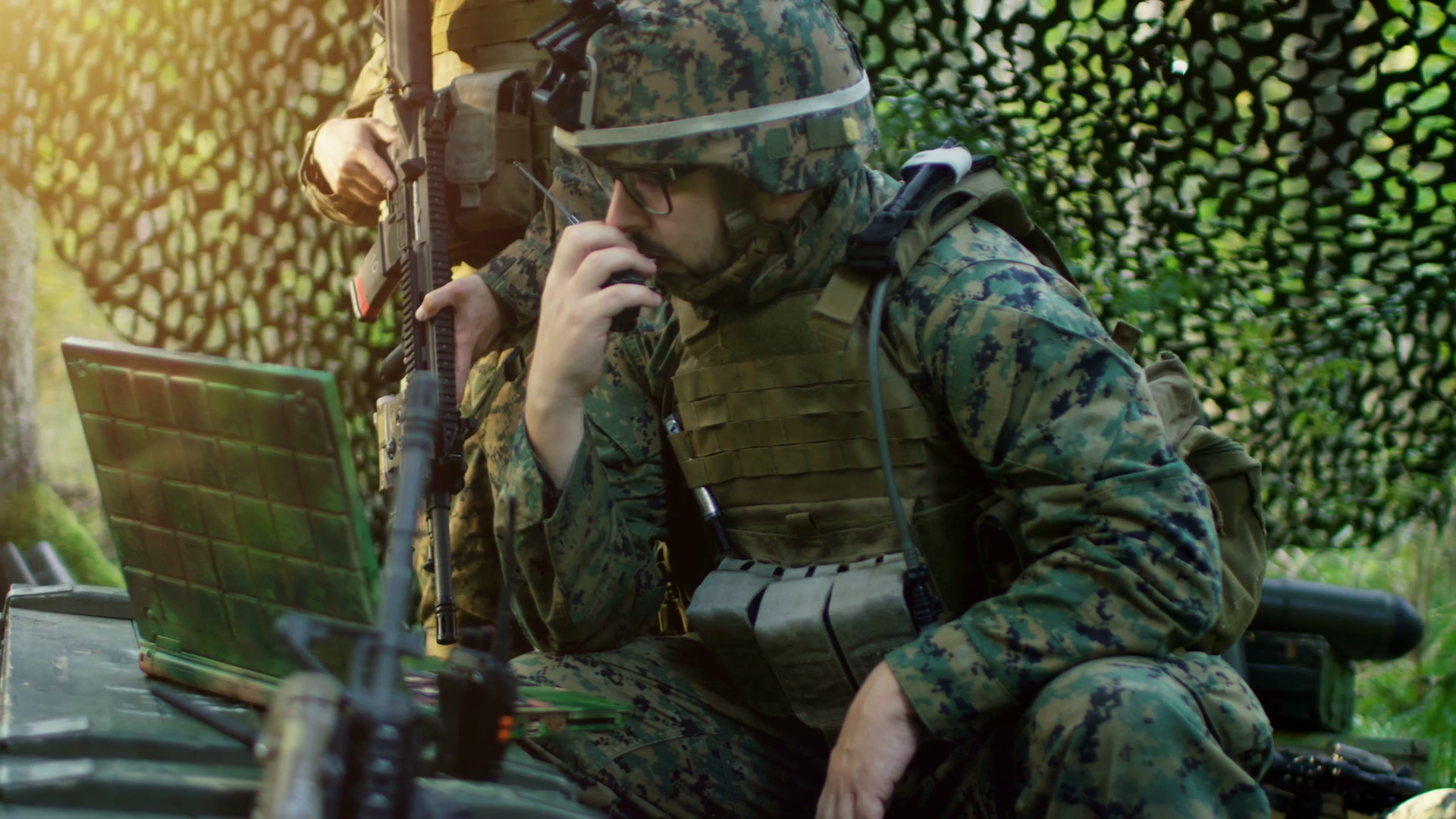 Military Staging Base Chief Army Engineer/ Stock Footage SBV-352915485 - Storyblocks