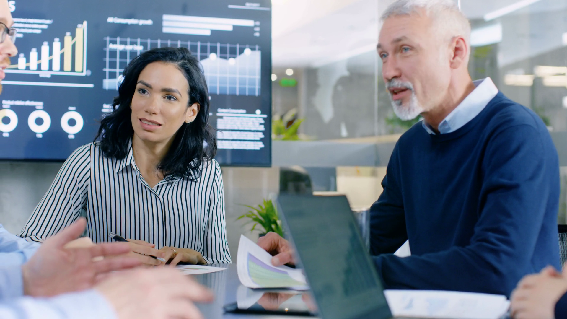 Group Of Smart Respectable Business People Stock Footage SBV-352930510 ...