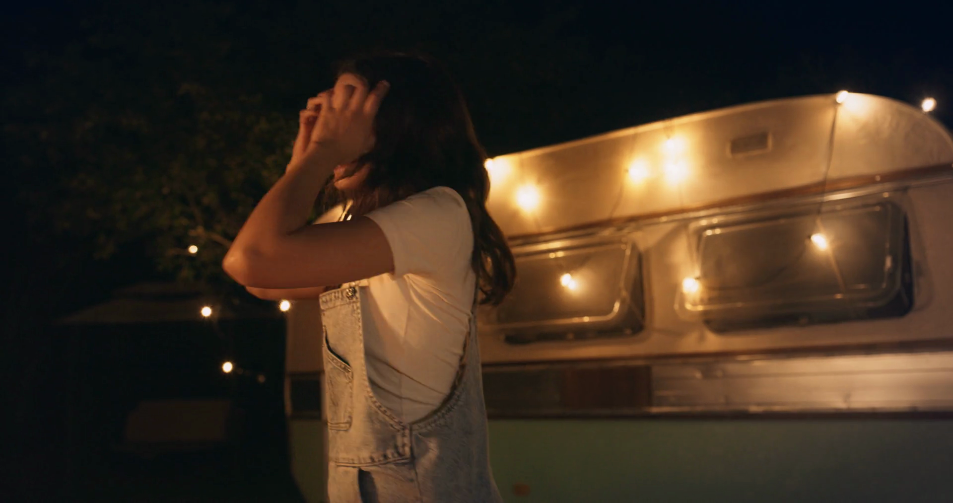 Couple Dancing Singing Camping Rest Area Stock Footage SBV-348434133 ...