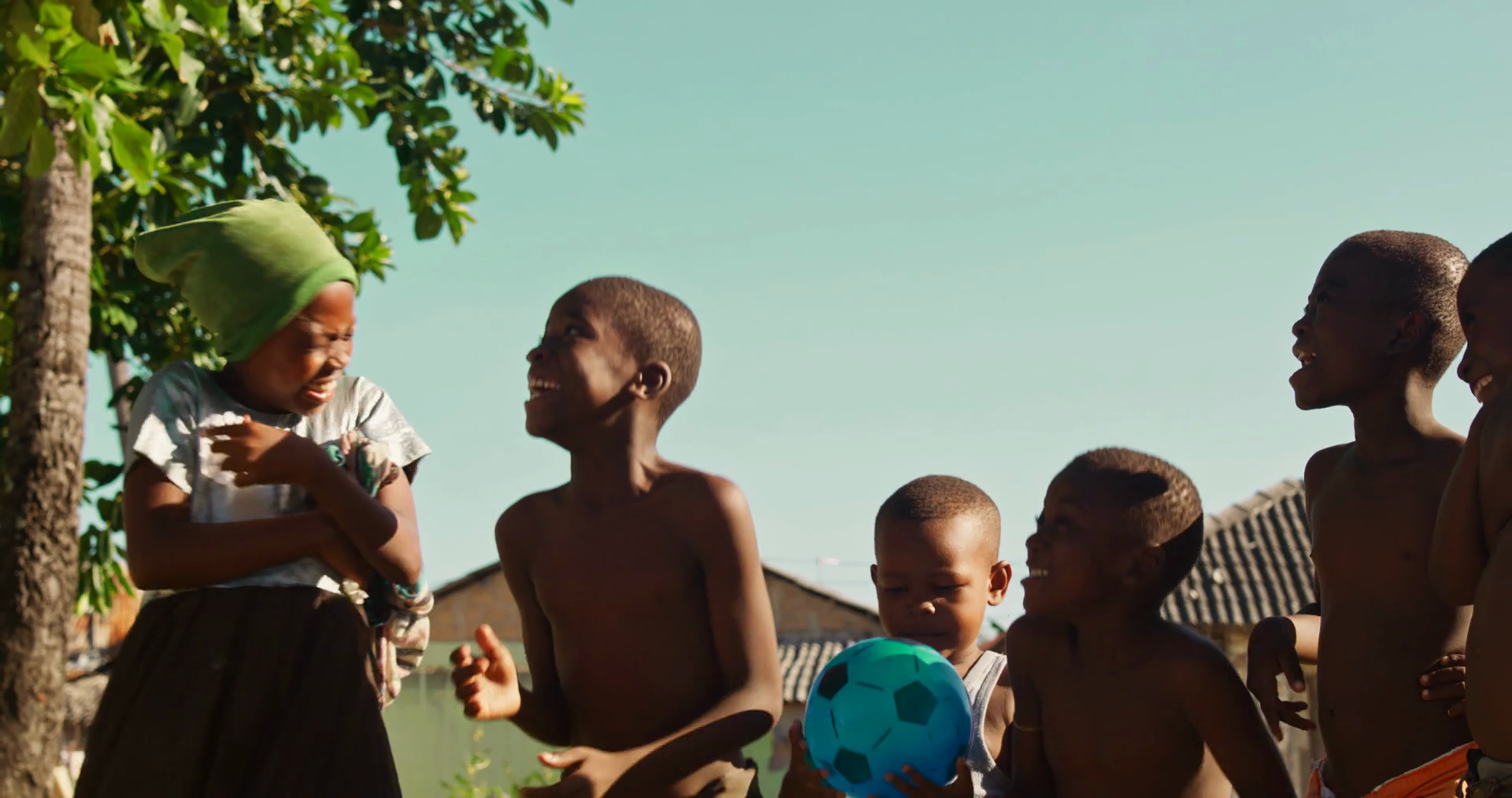 K Group Of African Kids Playing With Water Stock Footage SBV-348447838 ...