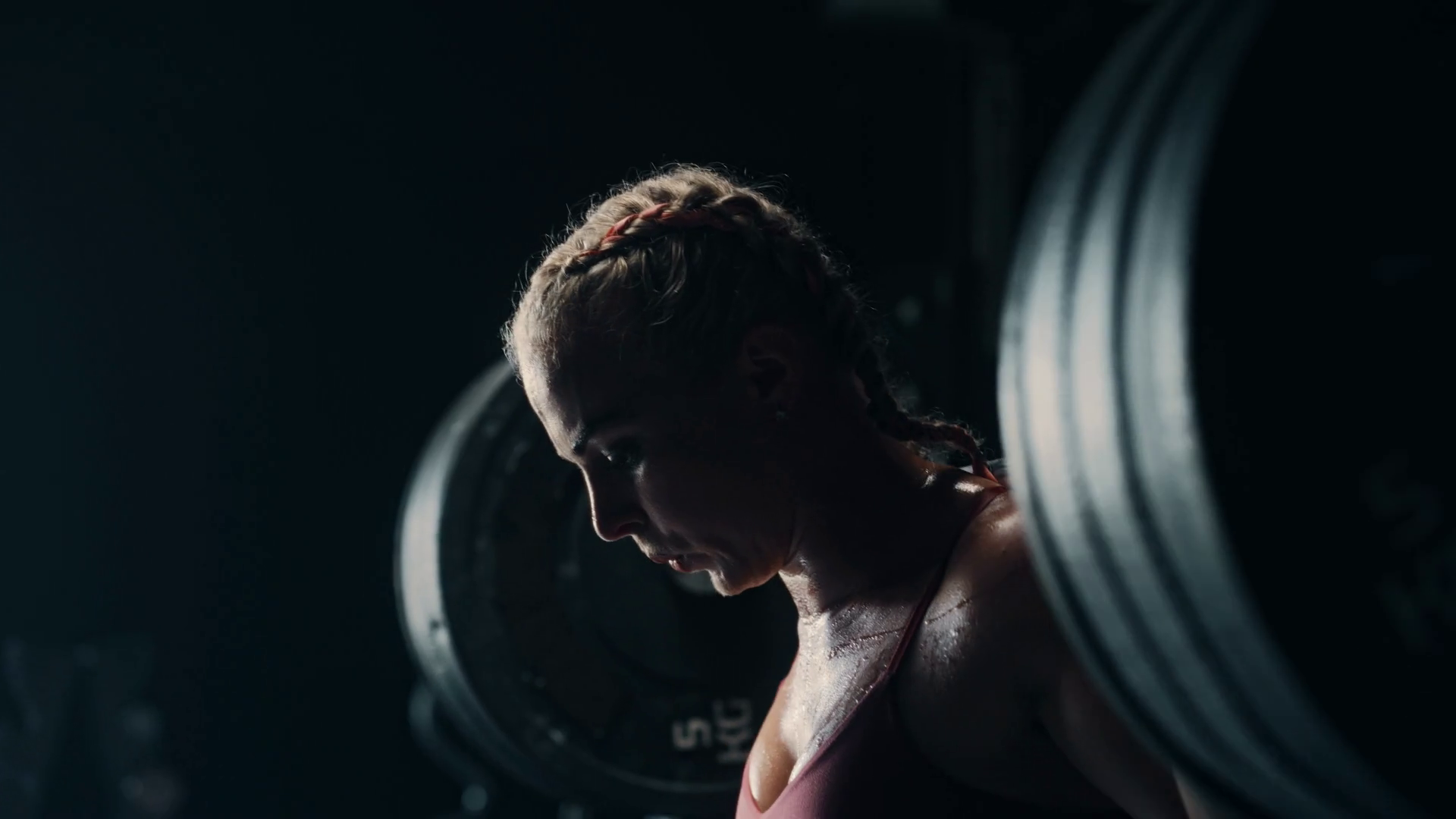 Portrait Of Resolute Female Athlete Stock Footage SBV-348454511 ...