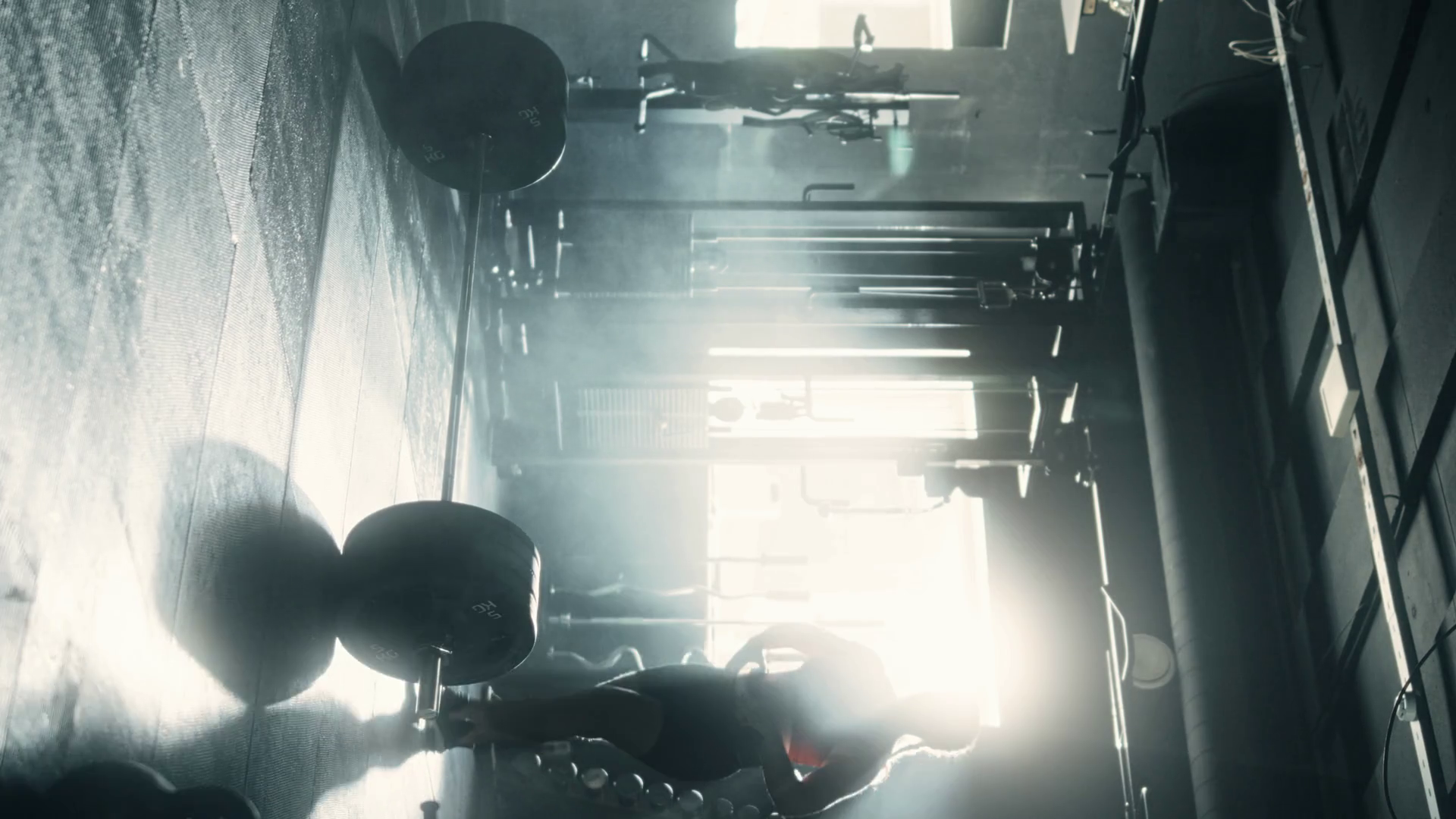 Professional Female Powerlifter Successfully Stock Footage SBV ...