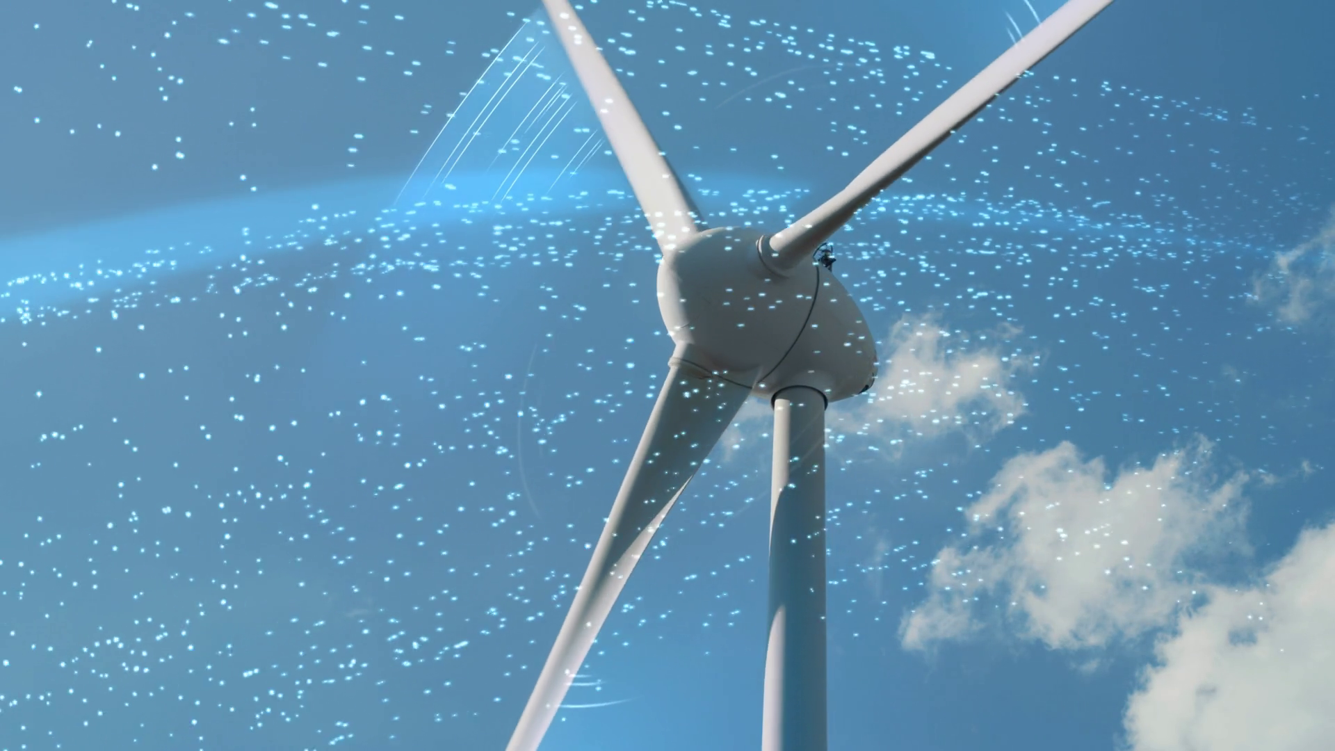 Wind Turbine Generating Electricity Graphics Stock Footage SBV ...