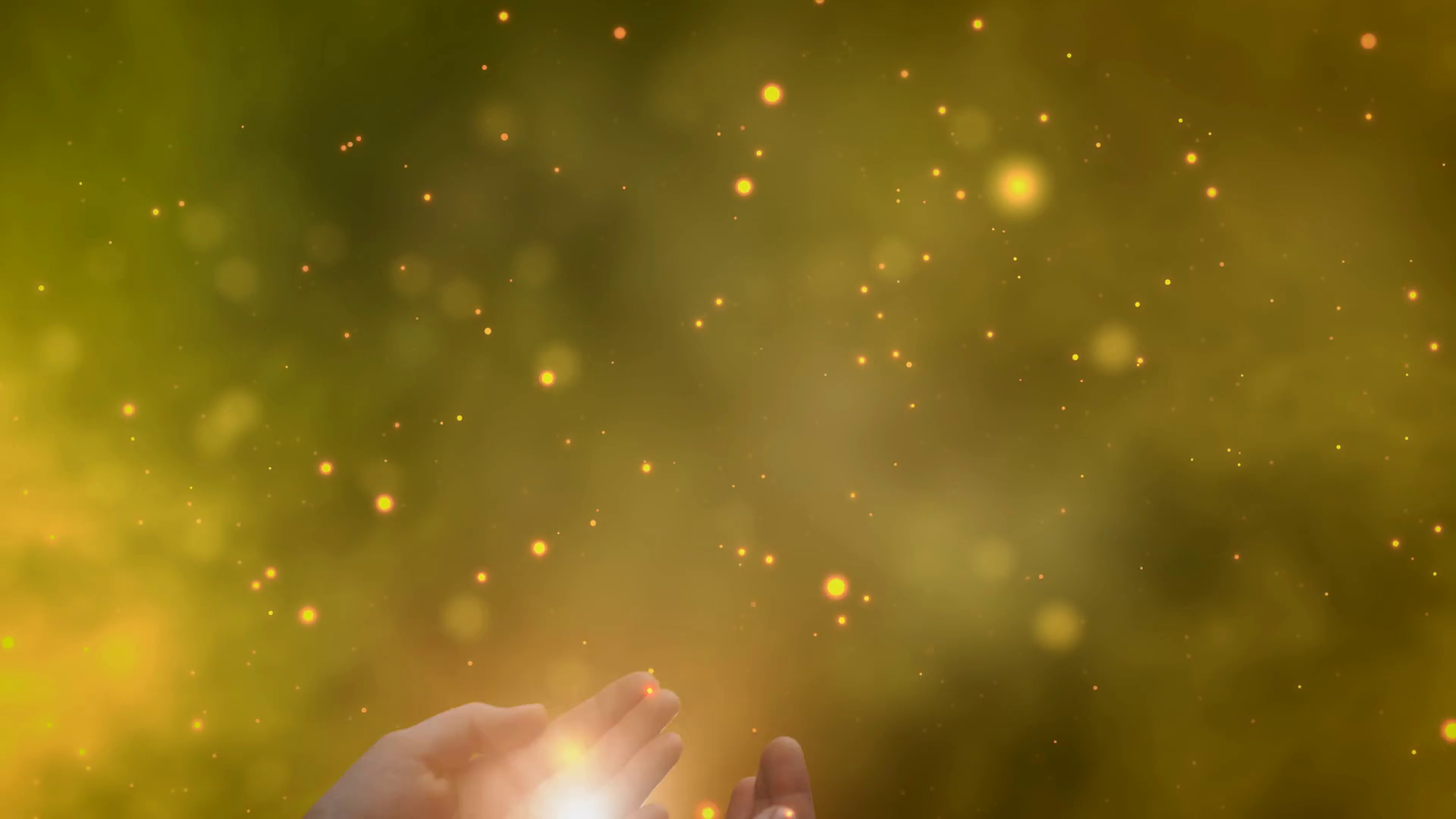 Palms Of Hands With Magical Glowing Energy Stock Footage SBV-348448323 ...