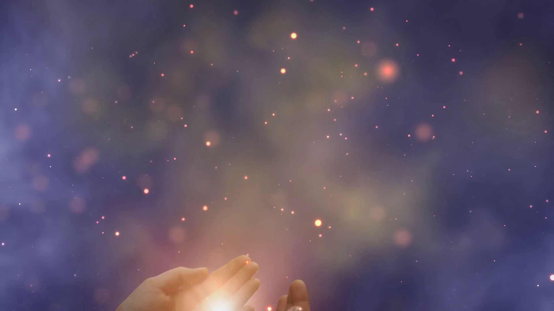 Palms Of Hands With Magical Glowing Energy Stock Footage SBV-348448326 ...