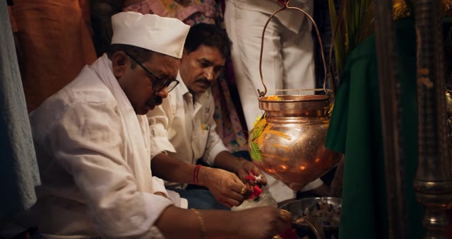 Hindu Death Ceremony Stock Footage: Royalty-Free Video Clips - Storyblocks