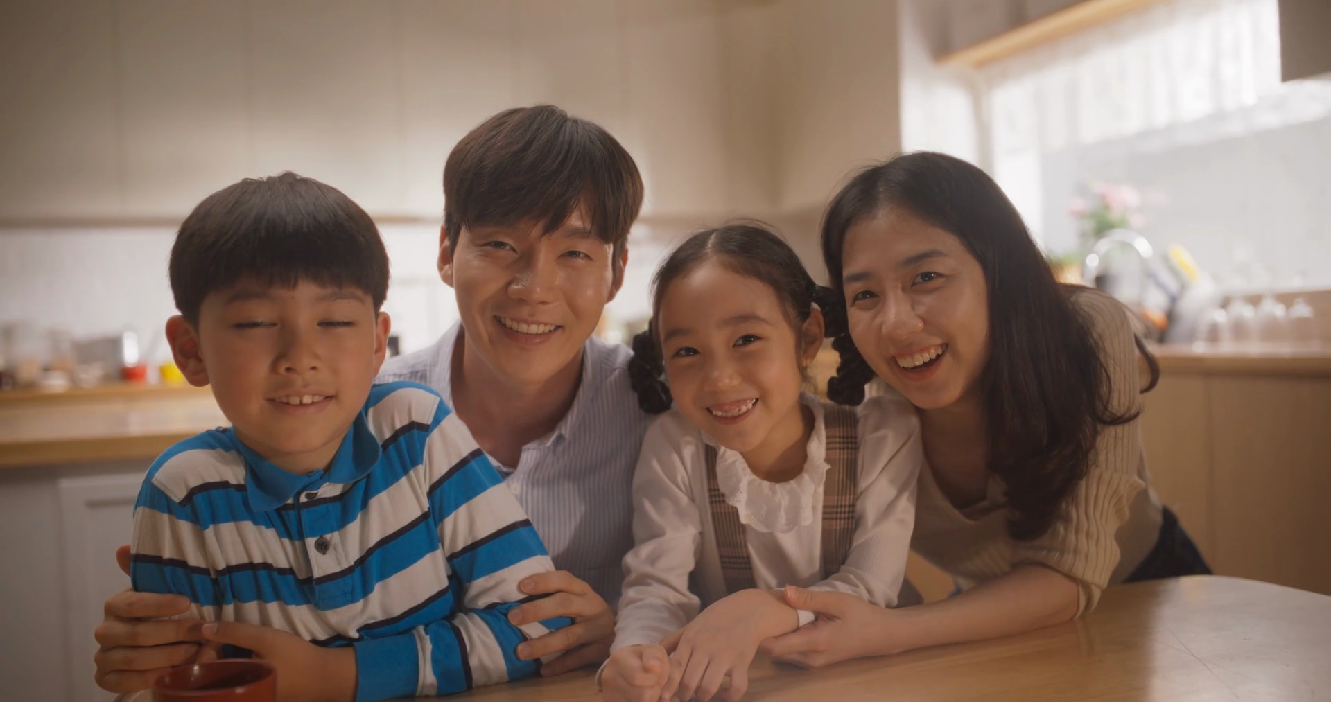 Portrait Of Happy Korean Family Looking At Stock Footage SBV-348559913 ...
