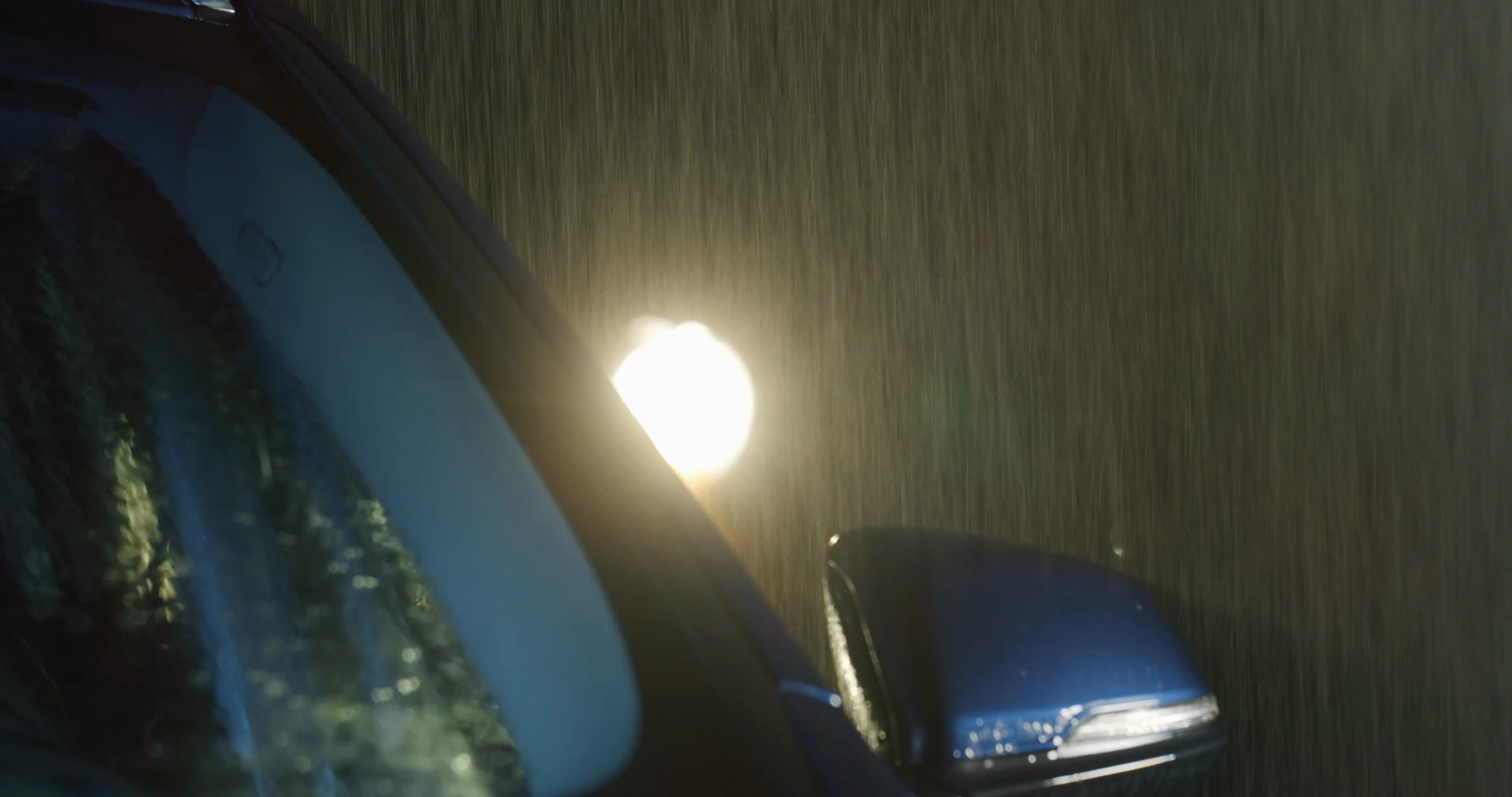 Woman Running Getting Inside Car To Avoid Stock Footage SBV-348516672 ...