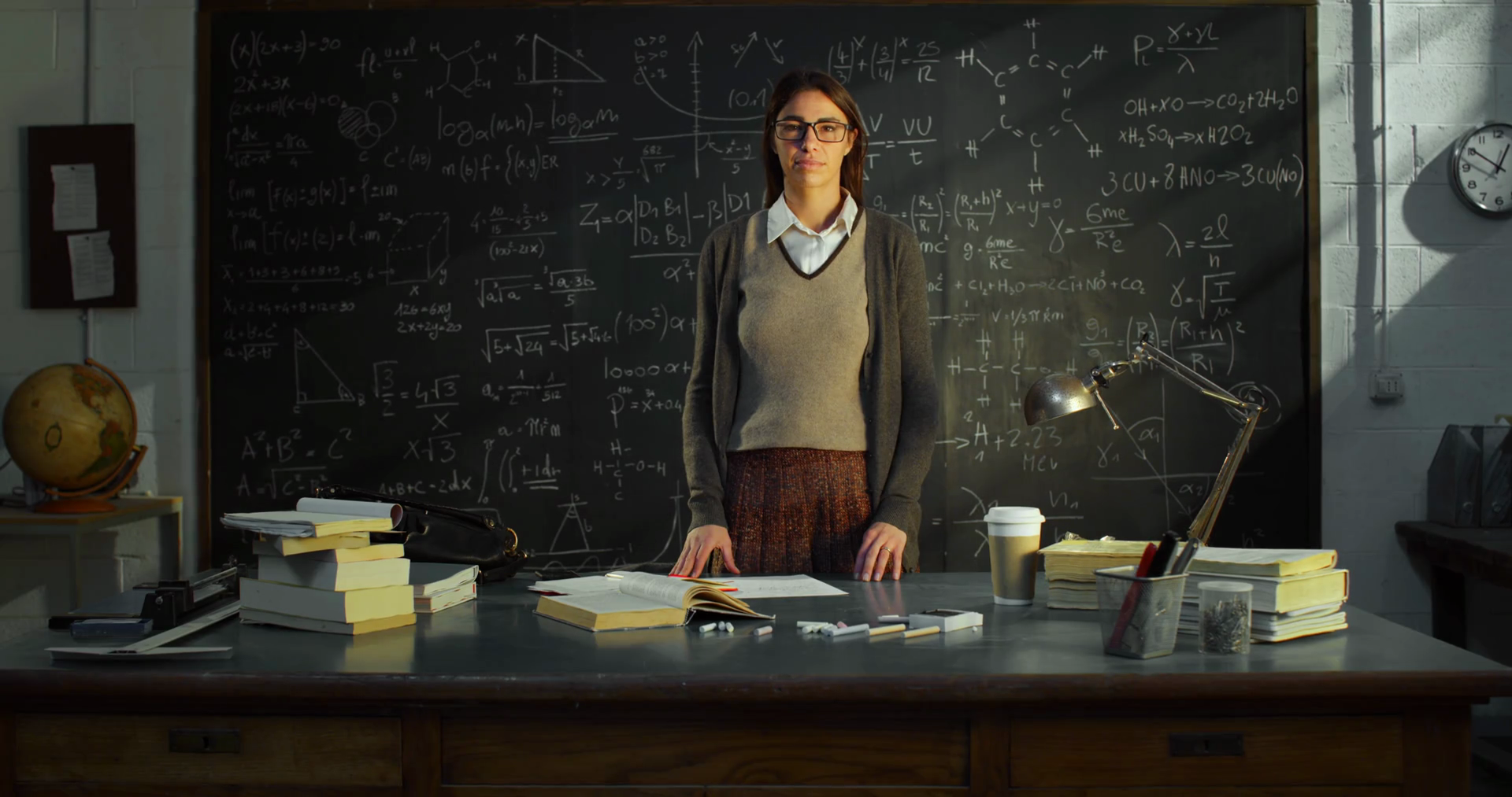 Zoom In: Portrait Of Young Female Teacher In Stock Footage SBV ...