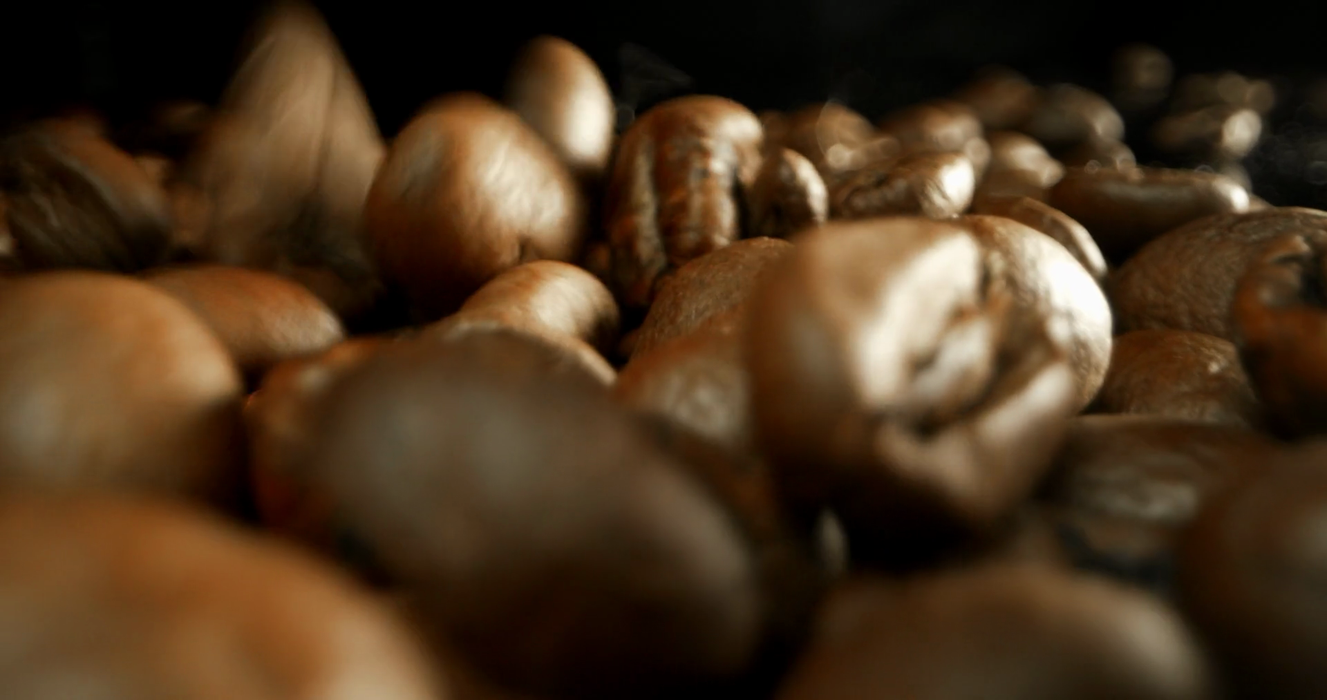 Expanse Of Macro Coffee Beans Toasted Like Stock Footage SBV-348680506 ...