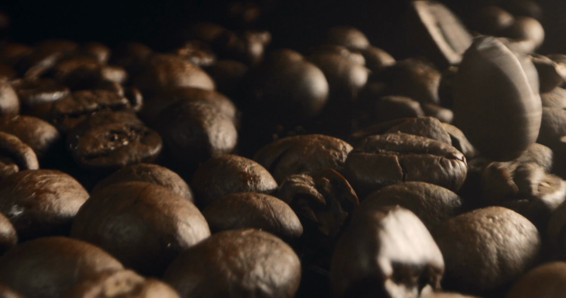 Expanse Of Macro Coffee Beans Toasted Like Stock Footage SBV-348680509 ...